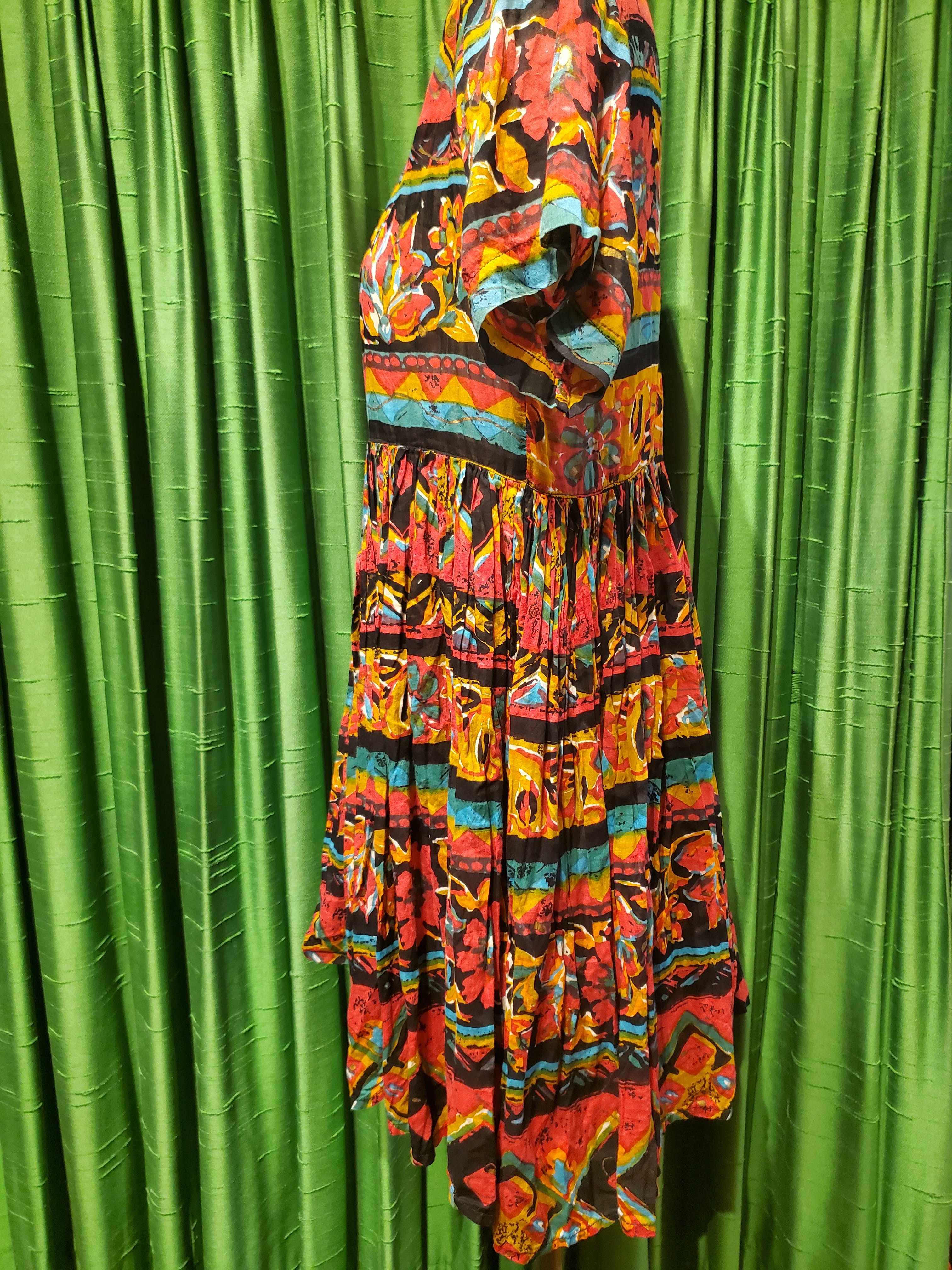 Vintage 90's Sheer Cotton Floral Grunge Revival Dress by At Last | Shop ...
