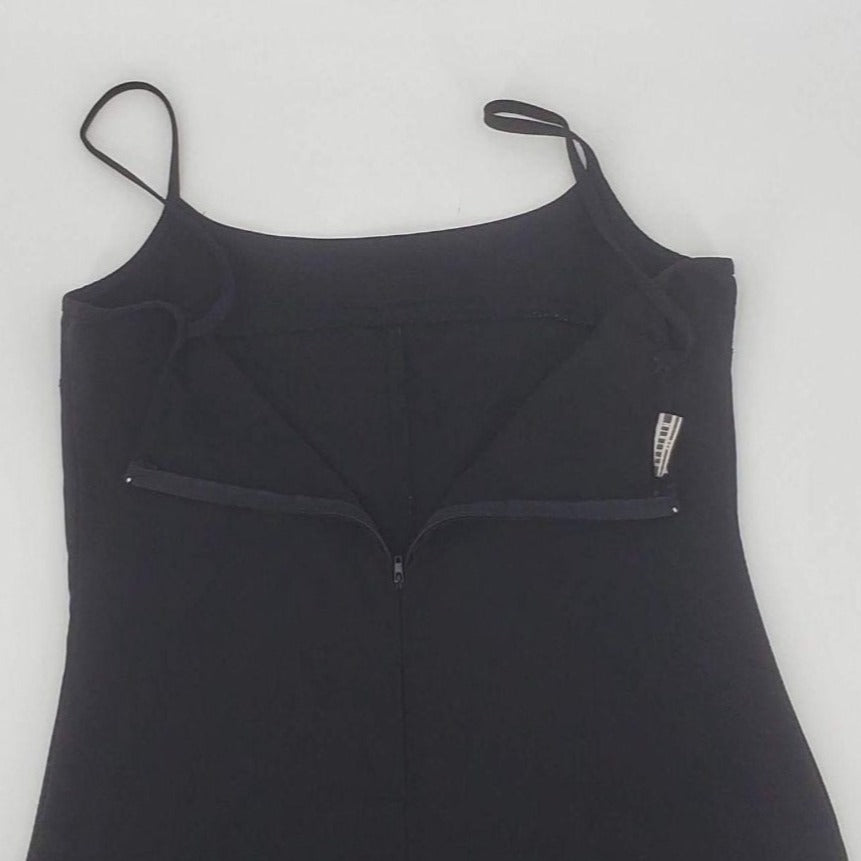 Vintage 90’s Minerva Usa Black Polyester Mini Cargo Dress | Shop THRILLING