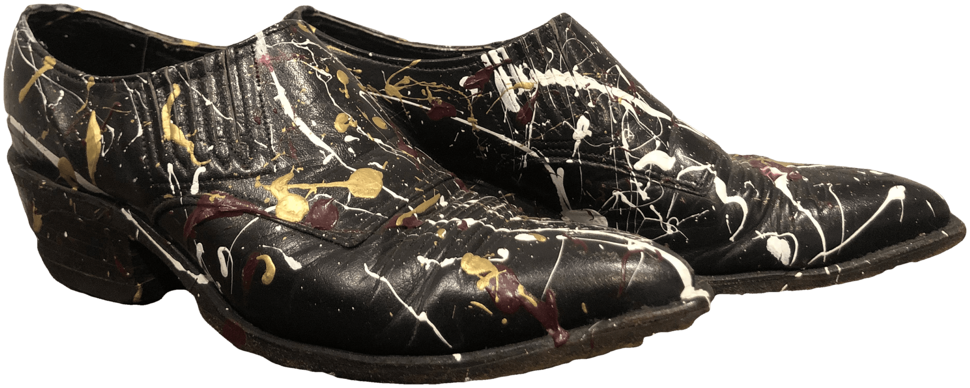 Vintage 90's Paint Splattered Boots | Shop THRILLING