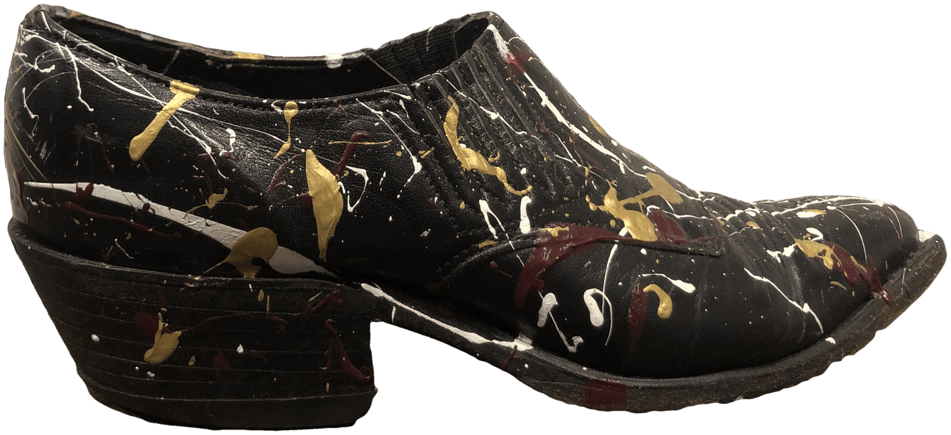 Vintage 90's Paint Splattered Boots | Shop THRILLING