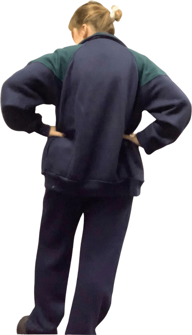 Vintage 90’s Green, White & Navy Fleece Tracksuit | Shop THRILLING