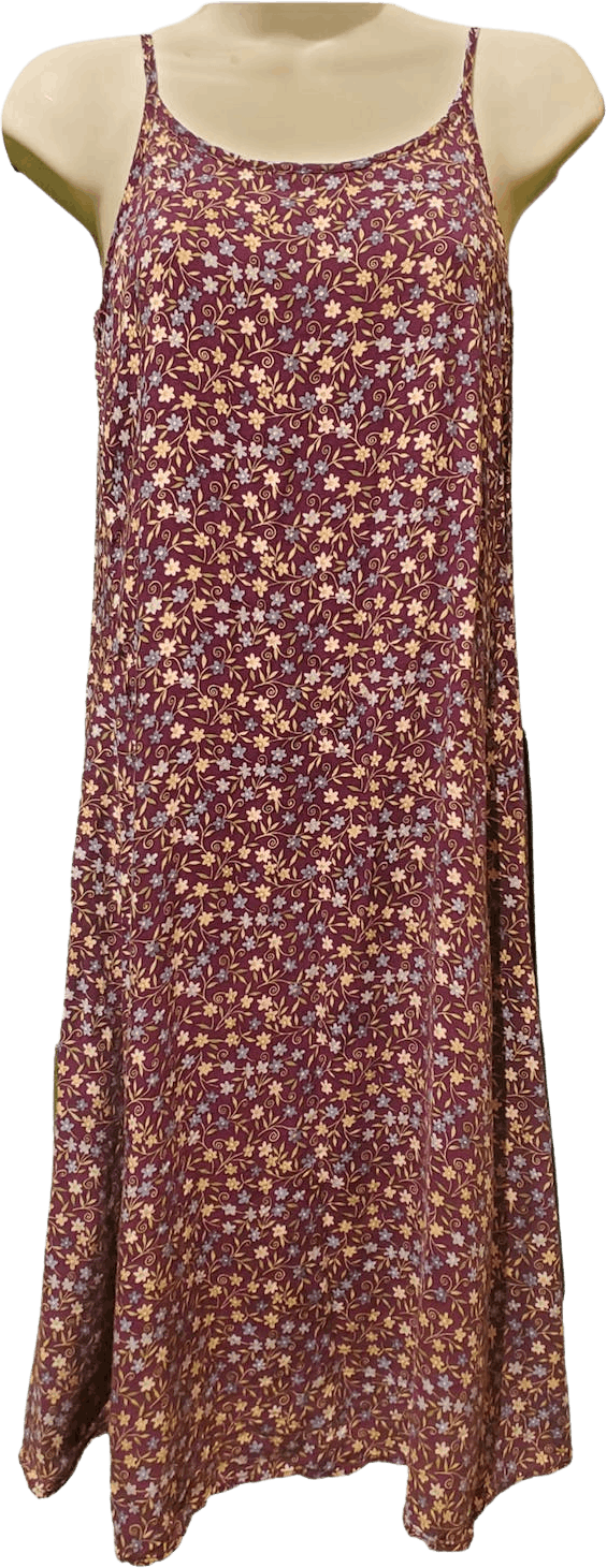 Vintage 90s Purple Floral Grunge Revival Dress By All That Jazz | Shop ...