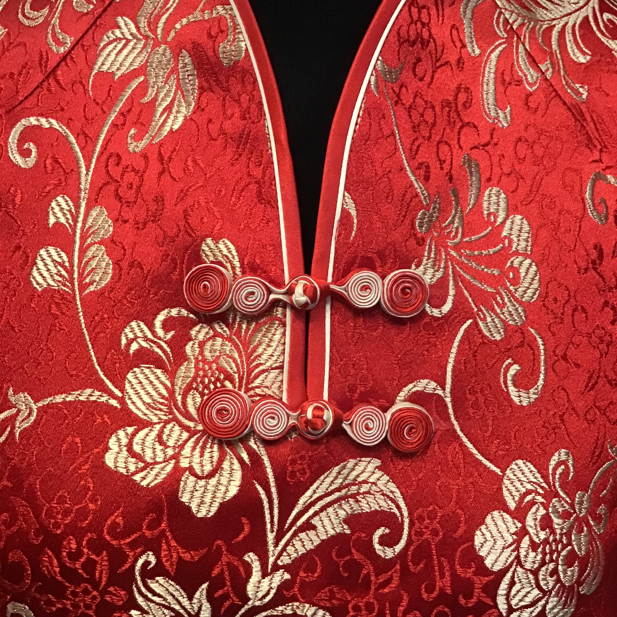 Vintage 90’s Red and Gold Cheongsam | Shop THRILLING