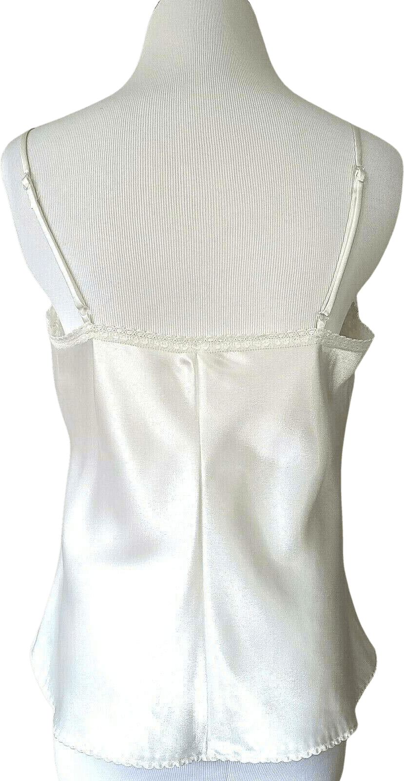 Vintage 90s Shiny Glossy White Satin Lace Camisole Tap Pants By Farr ...