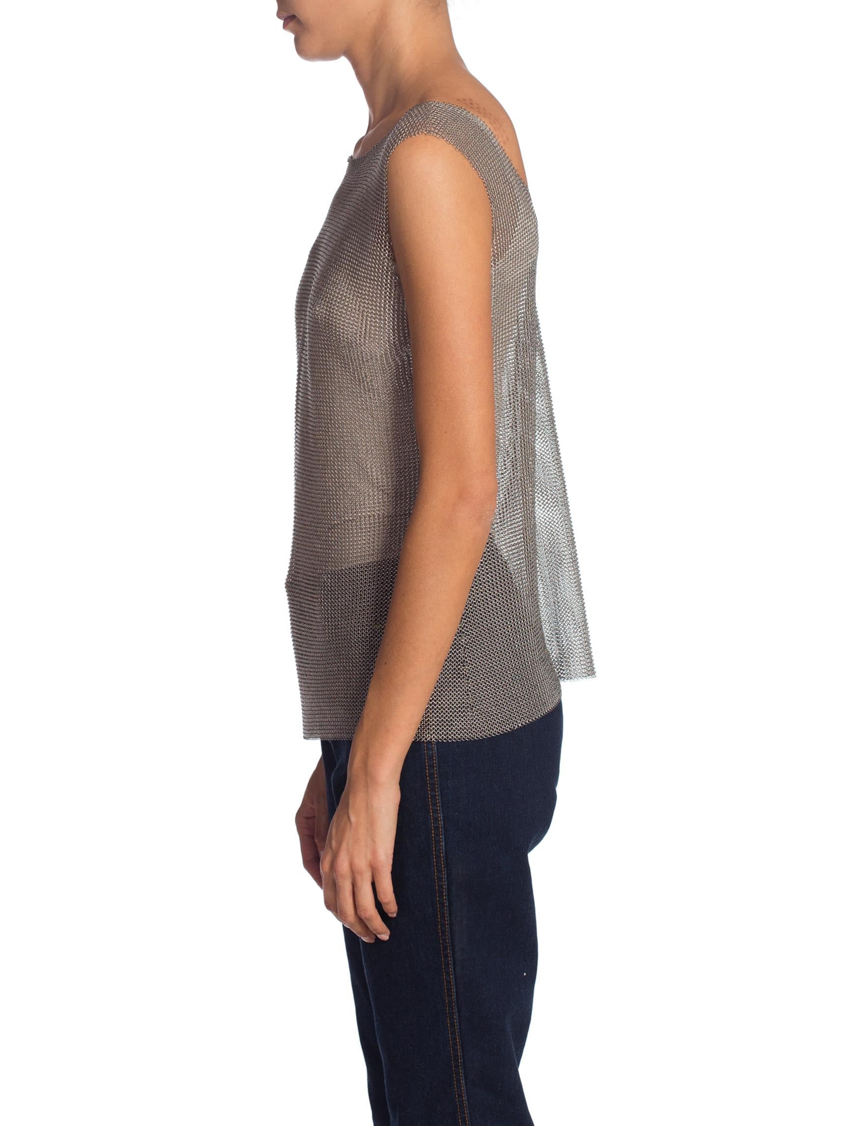 Vintage 90s Silver Chainmail Top | Shop THRILLING