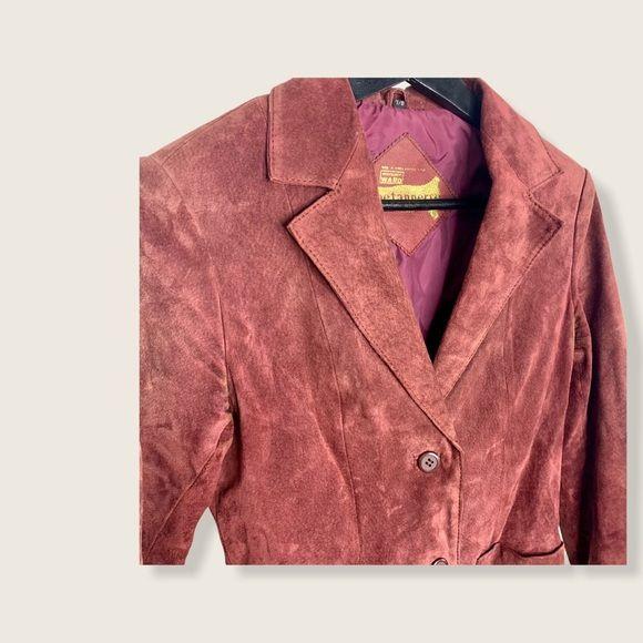 Vintage 70s The Tannery Suede Jacket Medium by Montgomery Ward | Shop ...