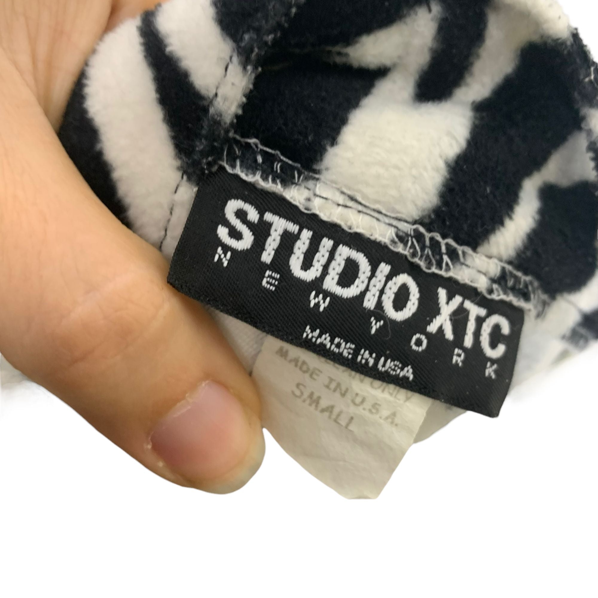Vintage 90s Zebra Print Straight Leg Pocket Furry Pants by Studio Xtc ...
