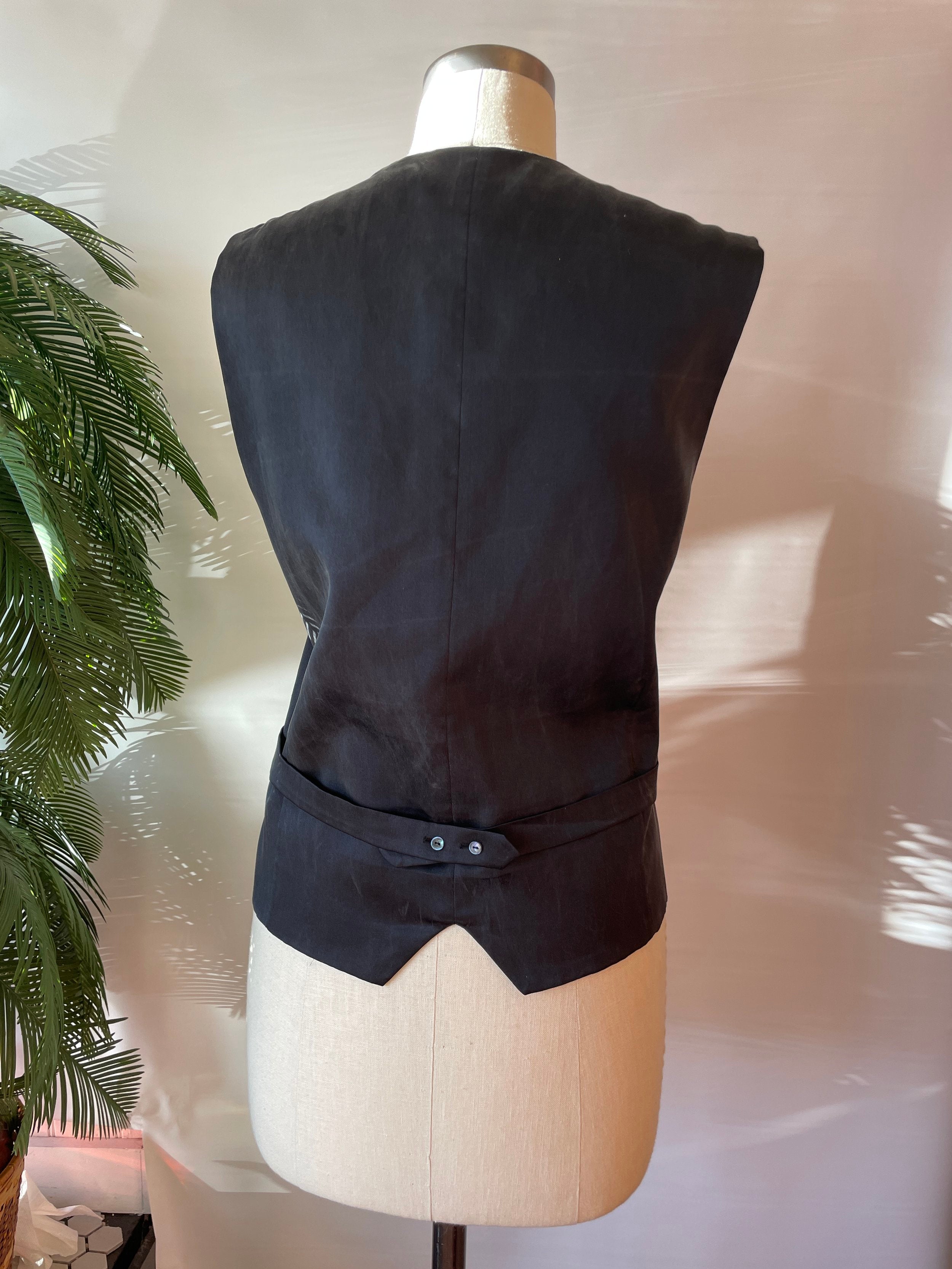 Vintage 90s Men's Playing Card Waistcoat Vest by Nicole Miller | Shop ...
