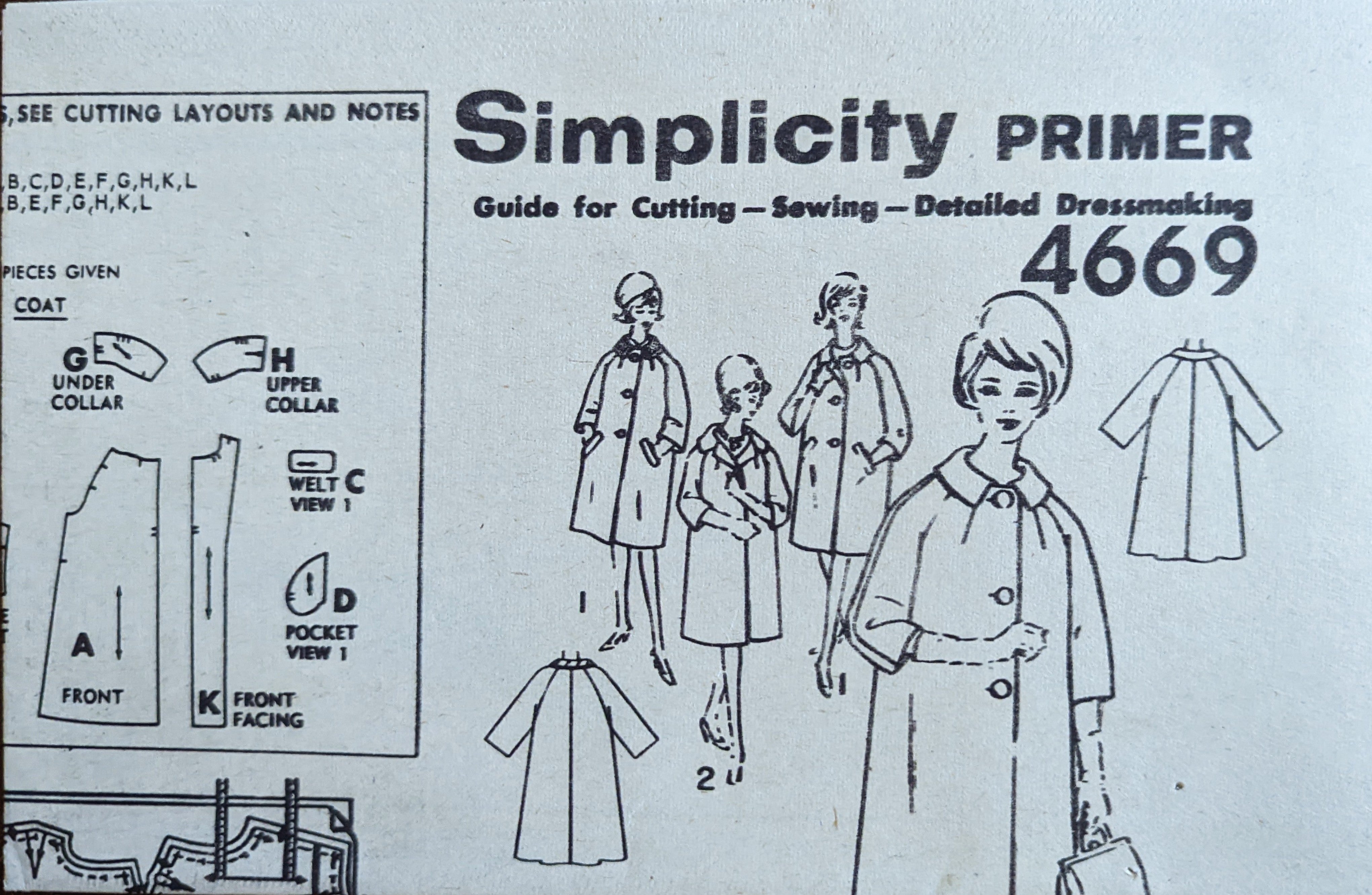 Vintage 1954 4669 Sewing Pattern In Size 14 by Simplicity | Shop THRILLING