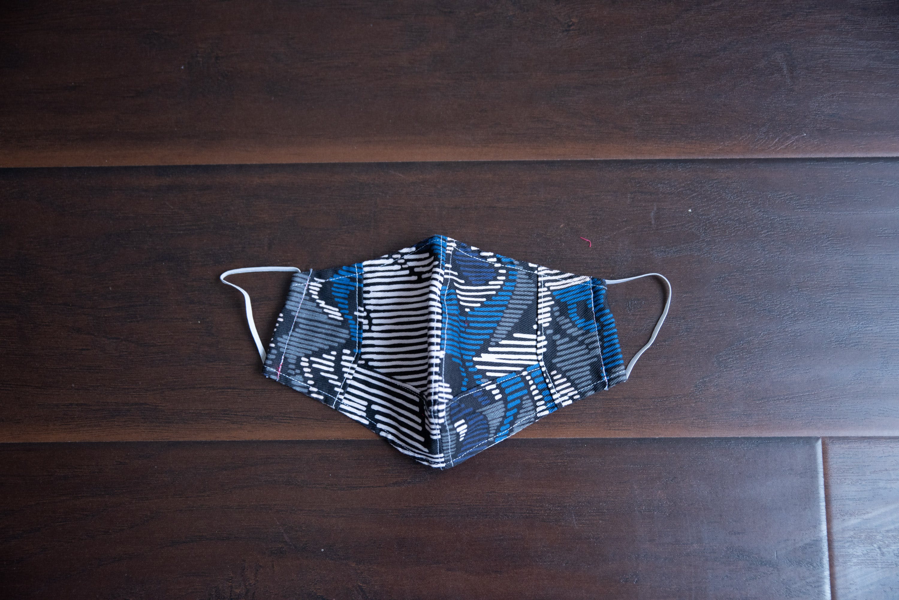 Vintage Abstract Blue Mask | Shop THRILLING