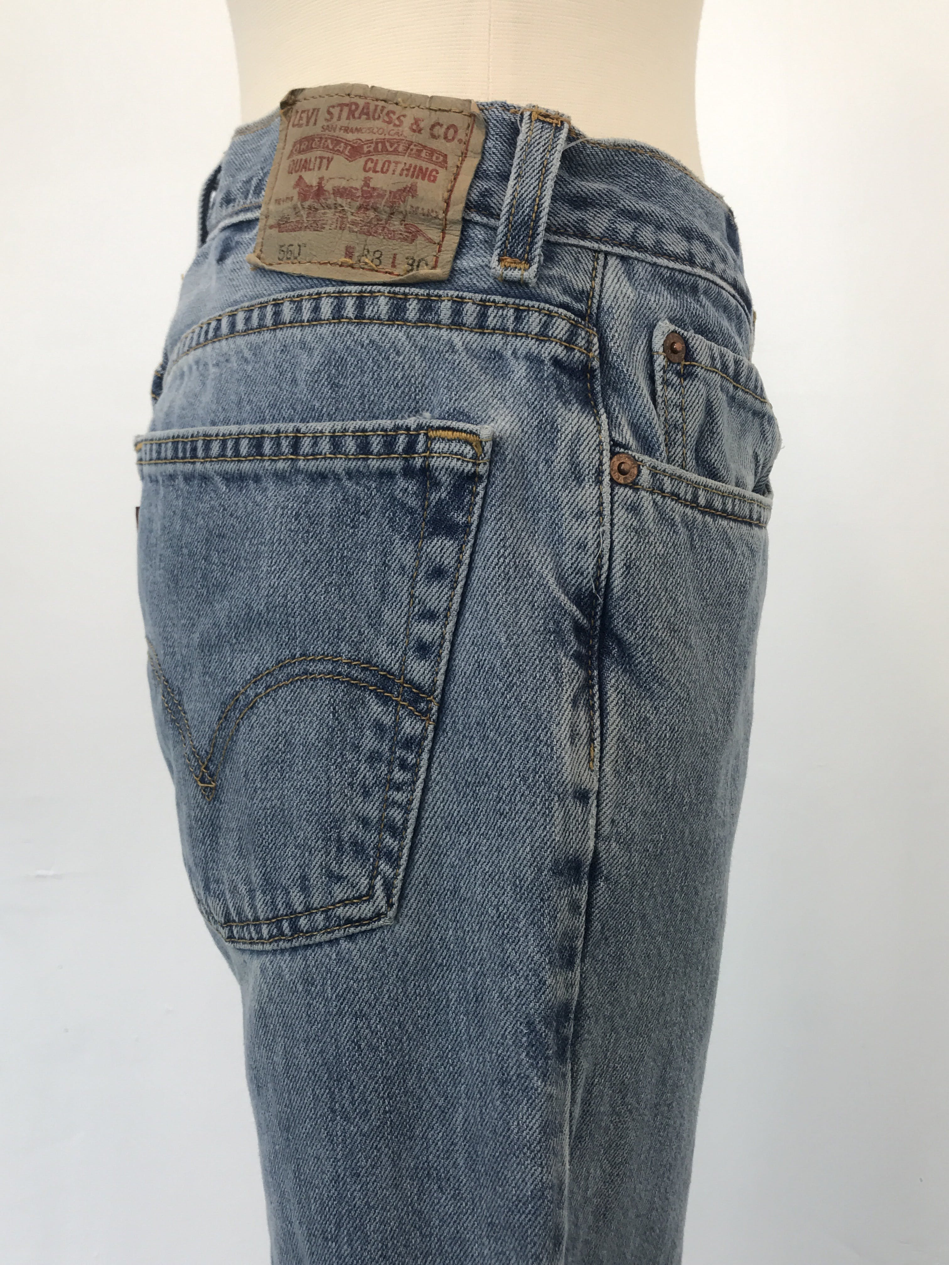Vintage Reworked 560 Comfort Fit Jeans by Levi's | Shop THRILLING