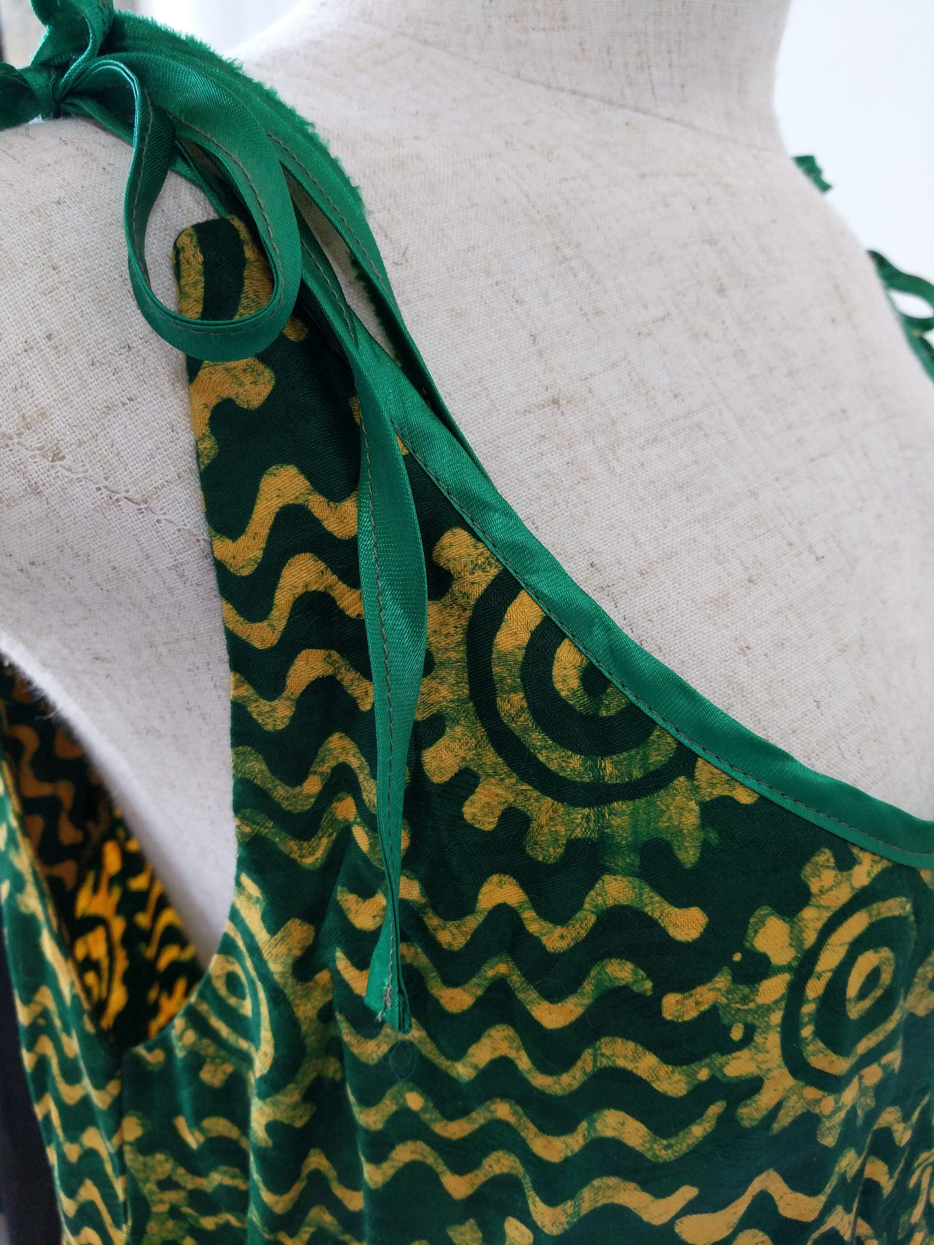 Vintage Block Print Batik Dress | Shop THRILLING