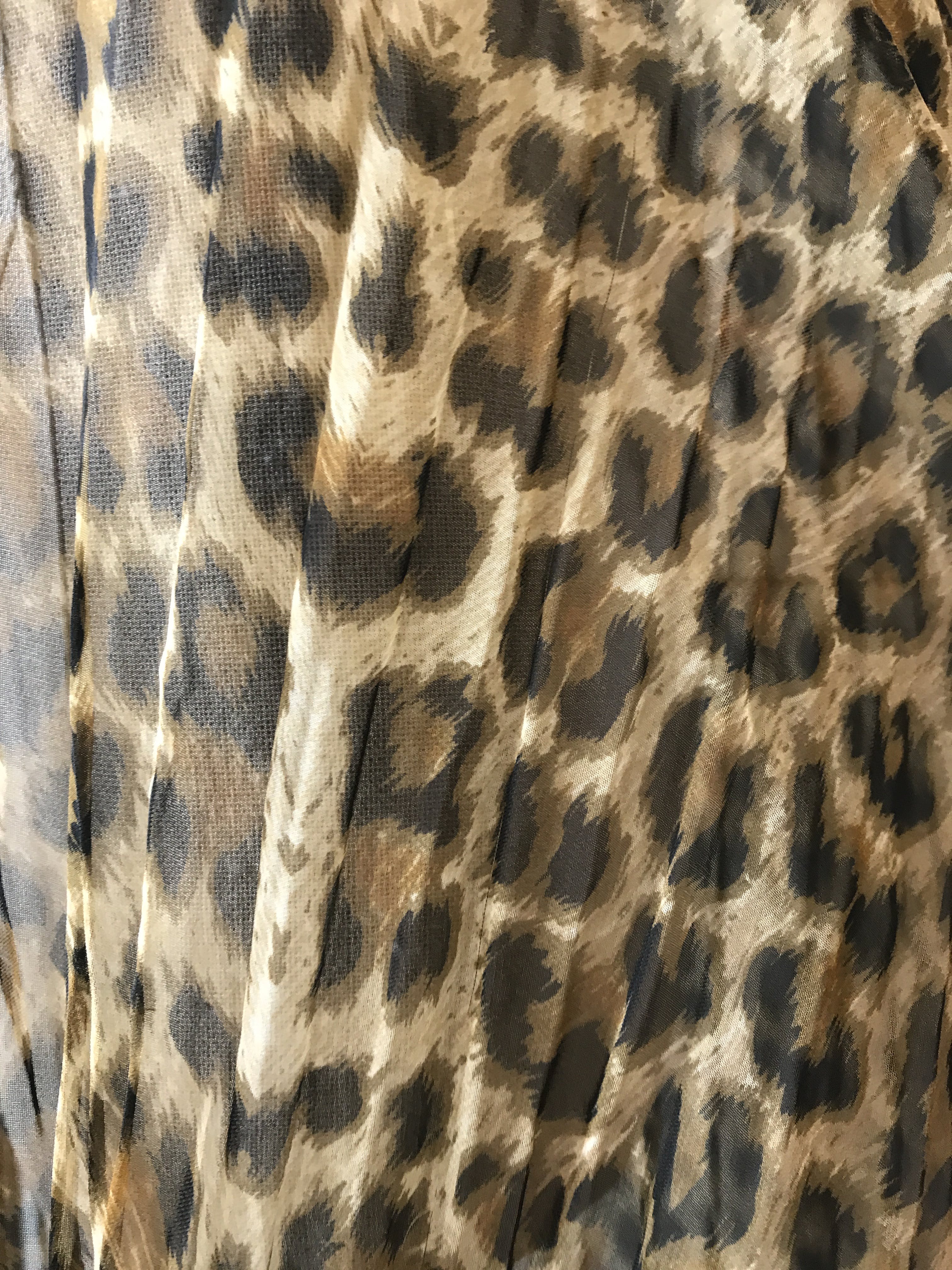 Vintage 90’s Sheer Leopard Crinkle Maxi | Shop THRILLING