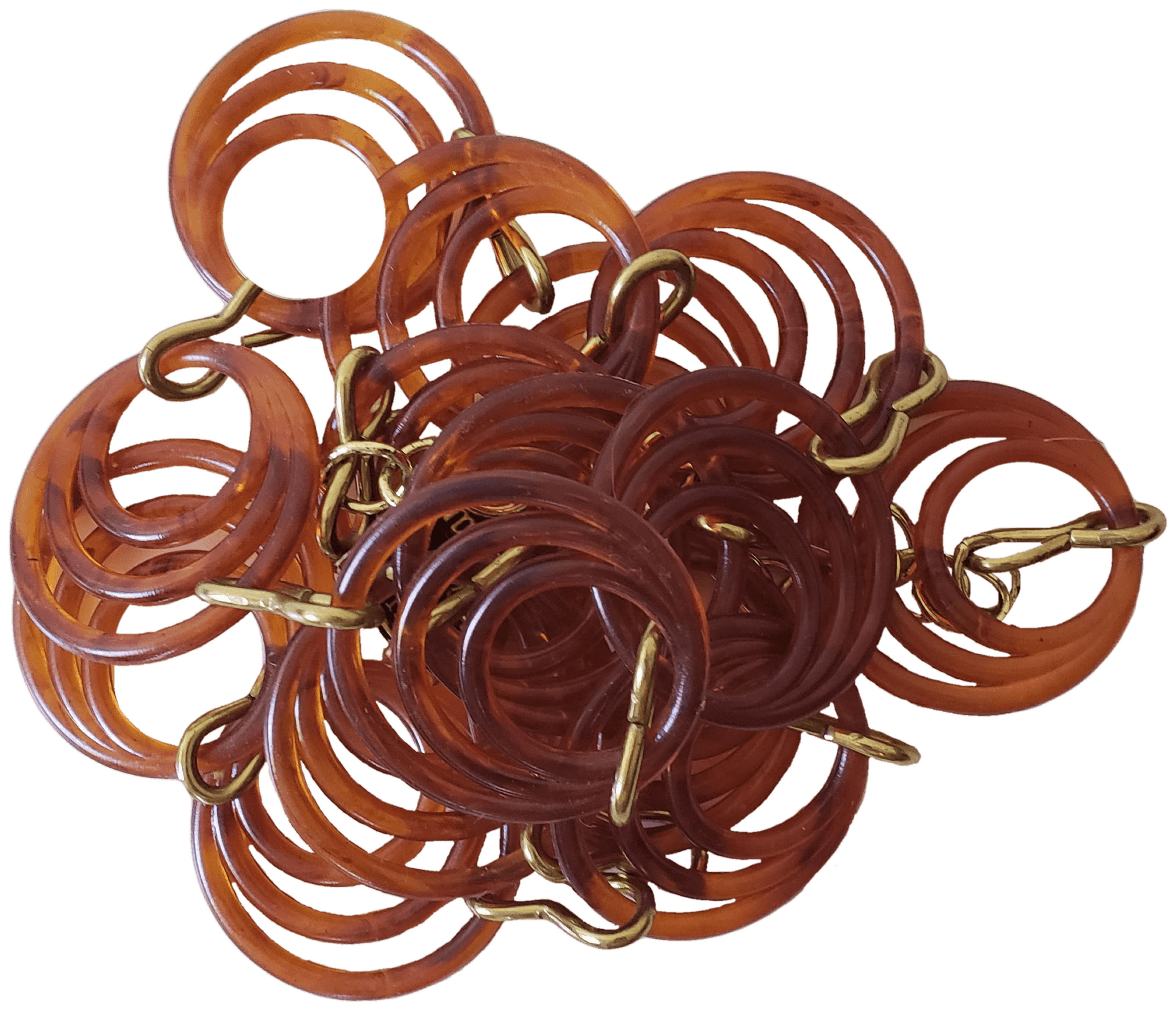 Vintage Amber Colored Ring Link Belt | Shop THRILLING