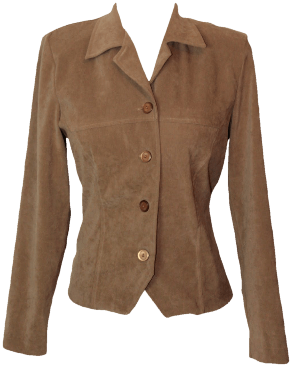 Vintage Beige Micro Suede Blazer by Maren | Shop THRILLING