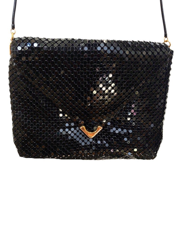 Vintage Black Chainmail Mesh Bag | Shop THRILLING