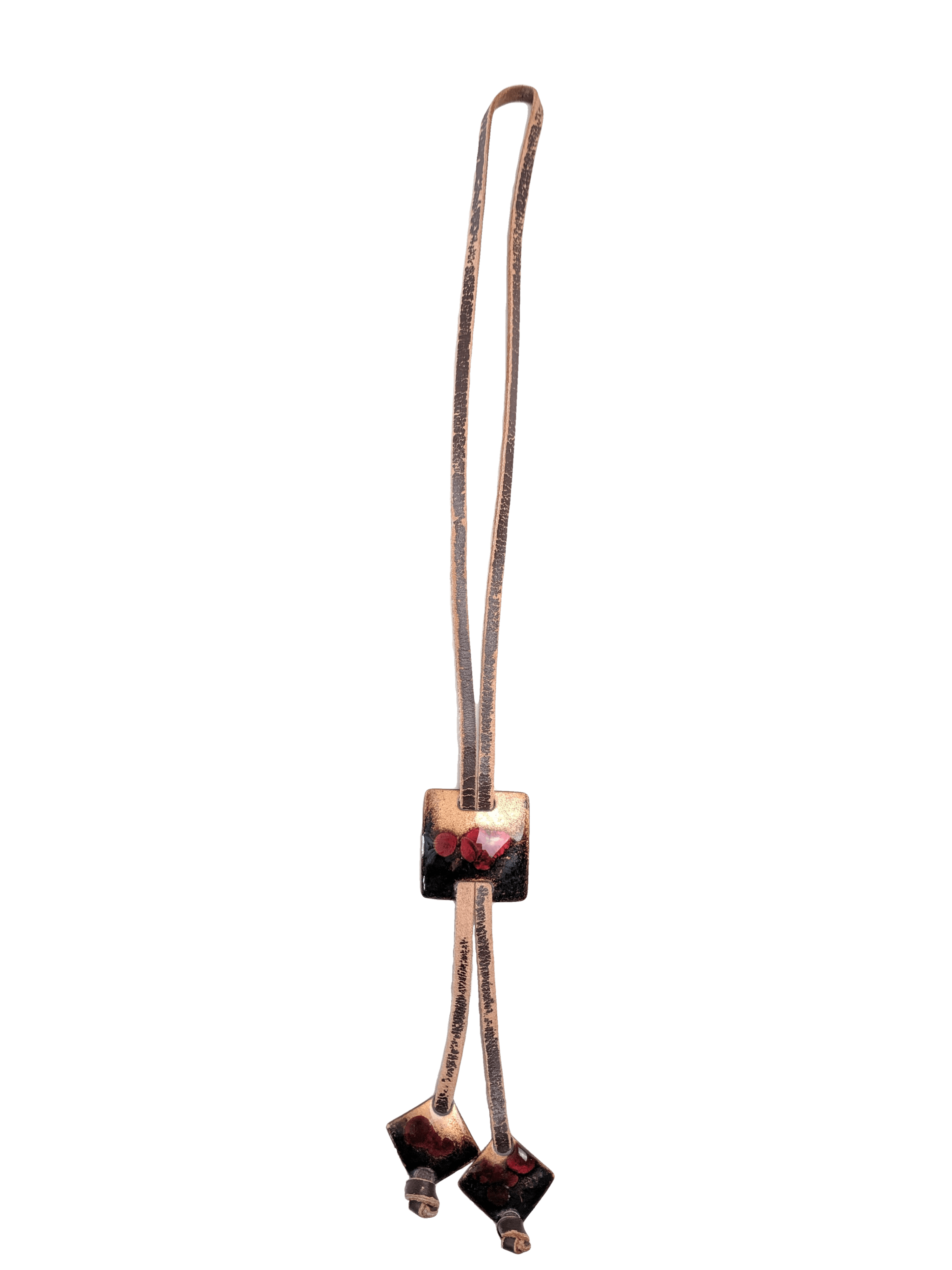 Vintage Brown Square Bolo Tie | Shop THRILLING