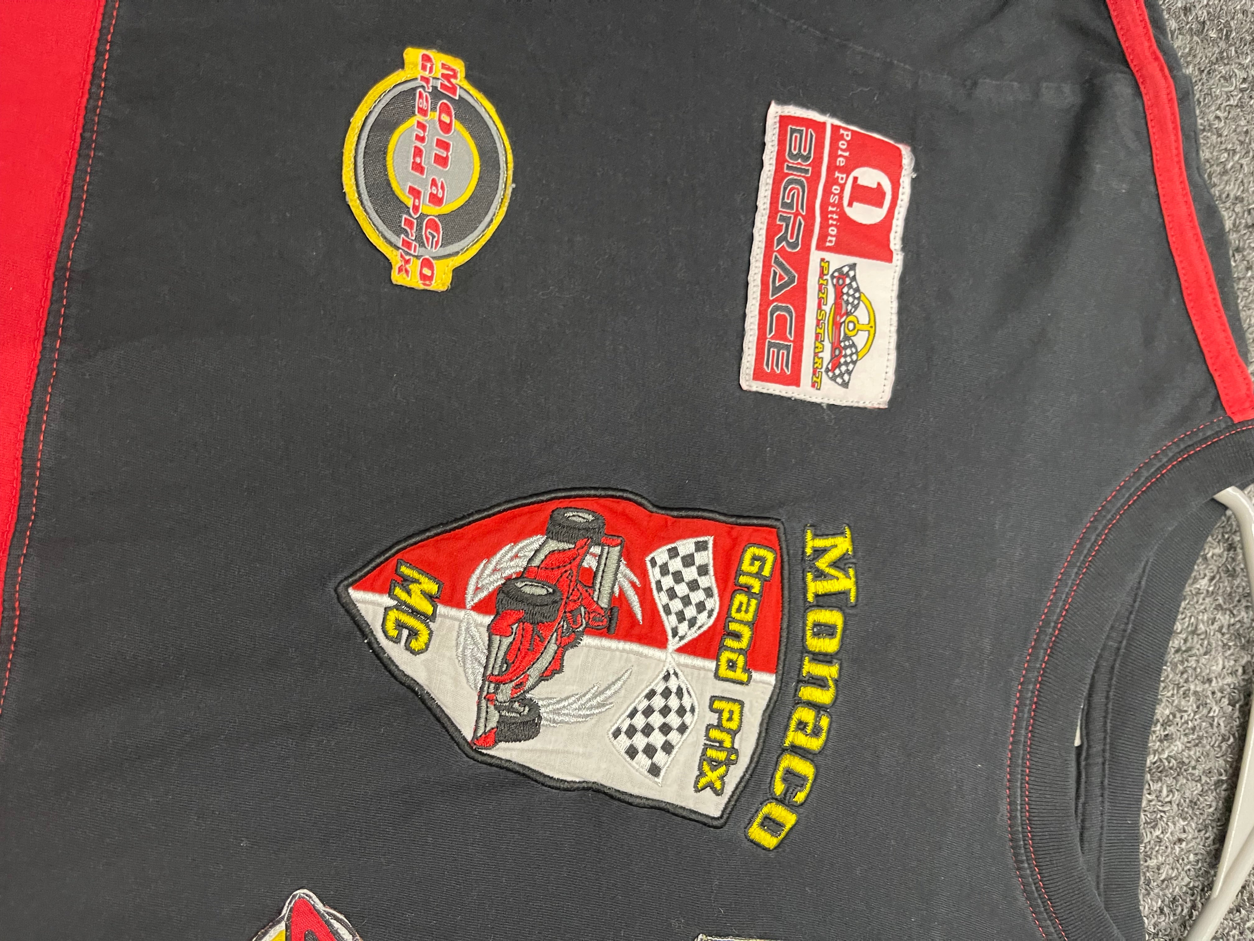 Vintage 70s Monaco Racing Tee Original Patches by Monaco Racing | Shop ...