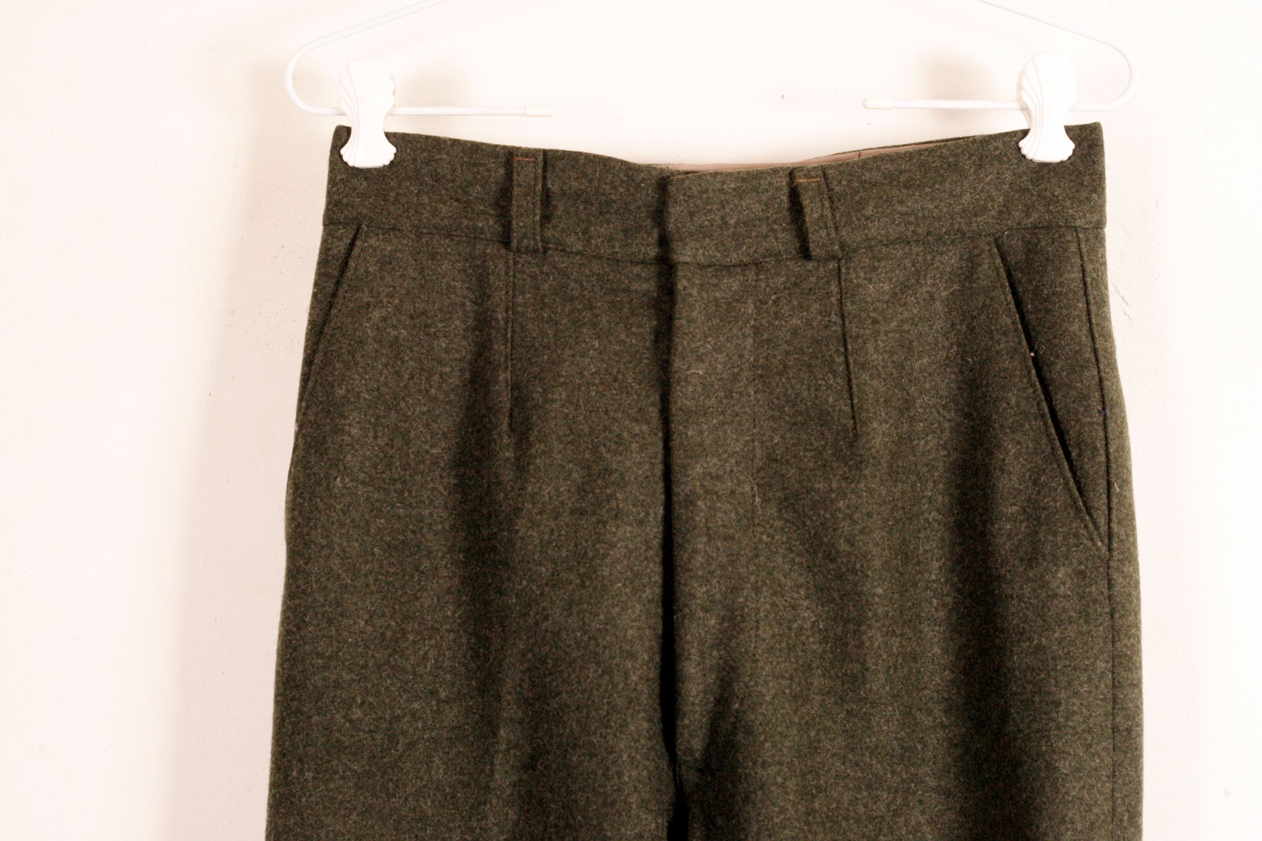 Vintage 60s English Countrywear Wool Olive Hunt Pants by Chris Dawes ...