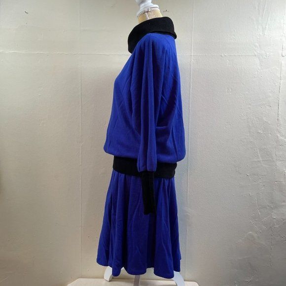 80s Vintage Purple Turtleneck Blouson Tunic by Joseph Magnin | Shop ...