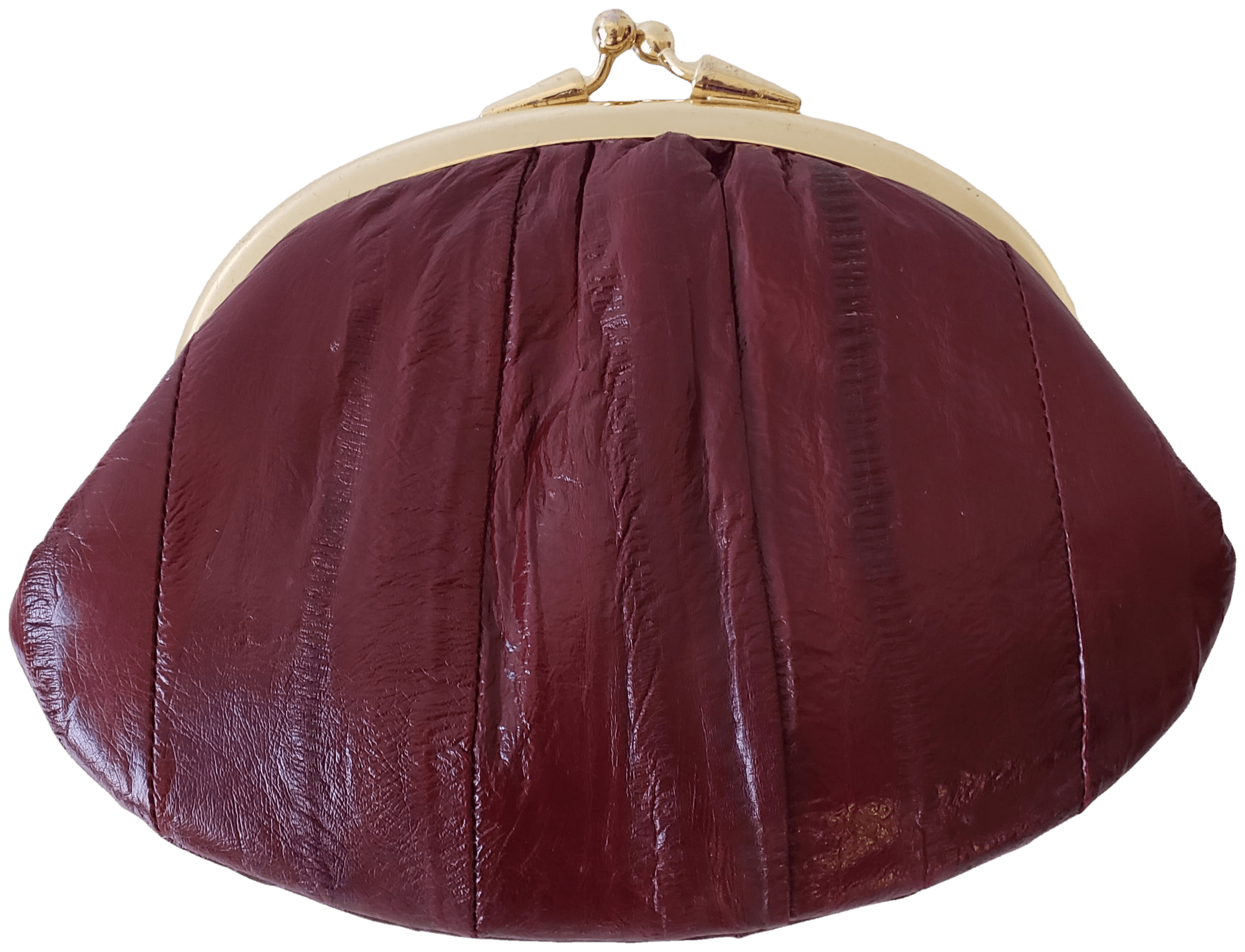 Vintage Deep Red Ruched Coin Purse | Shop THRILLING