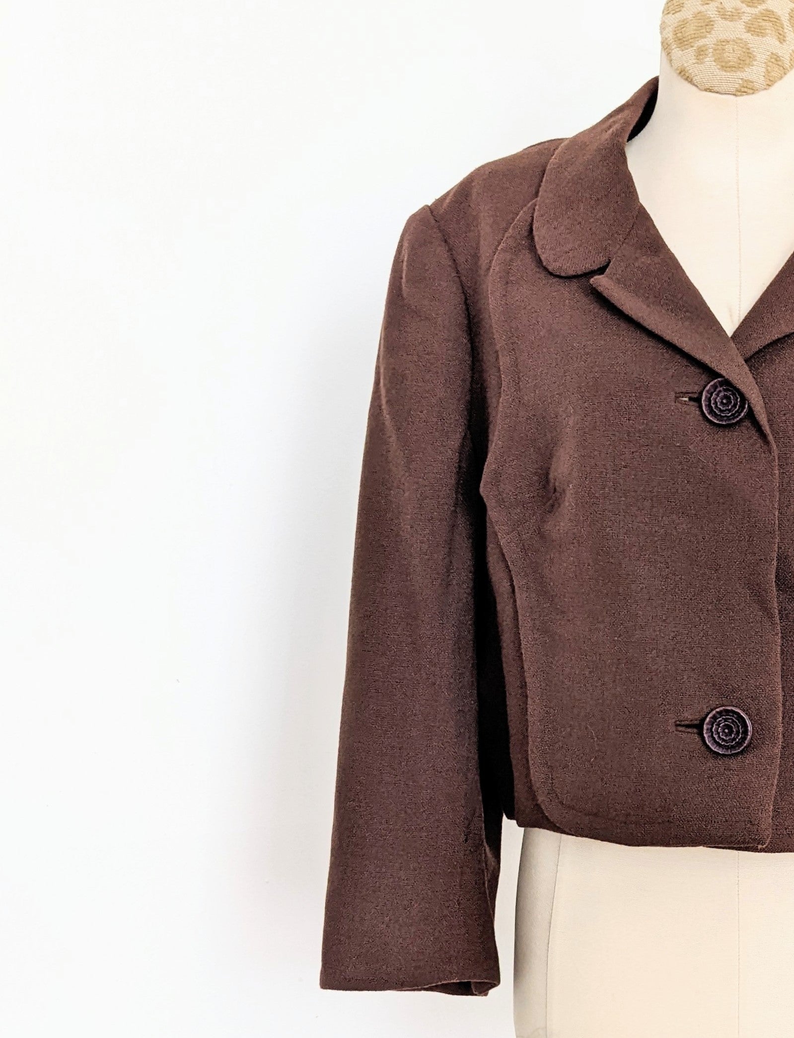 Vintage 50s 60s Mod Cropped Jacket by Baron Peters | Shop THRILLING