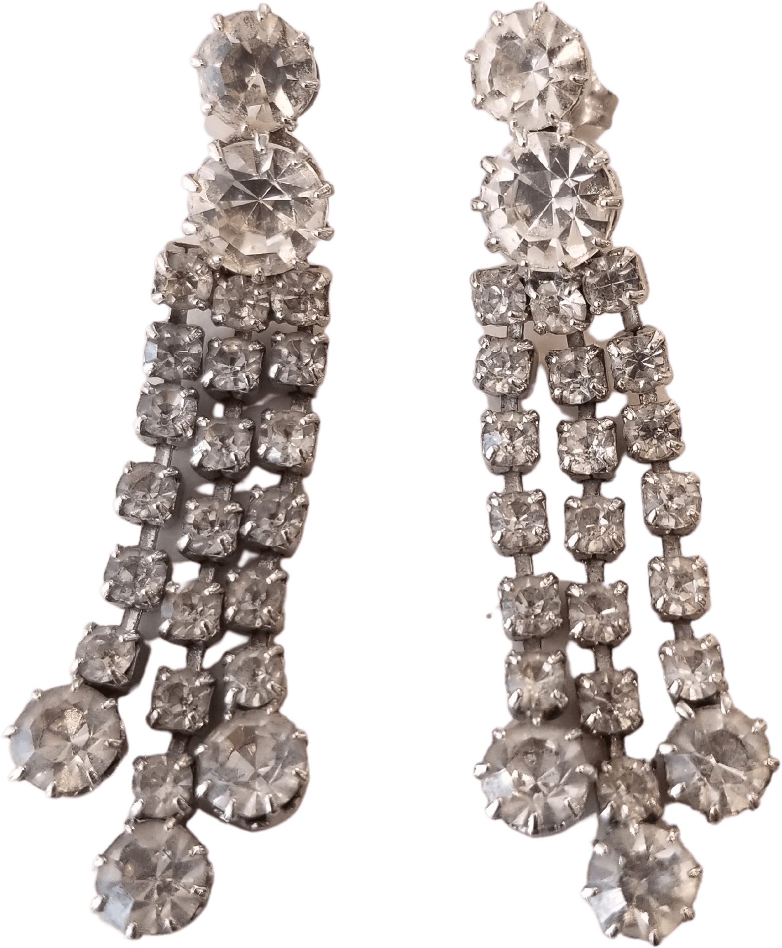 Vintage Diamond Dangle Earrings | Shop THRILLING