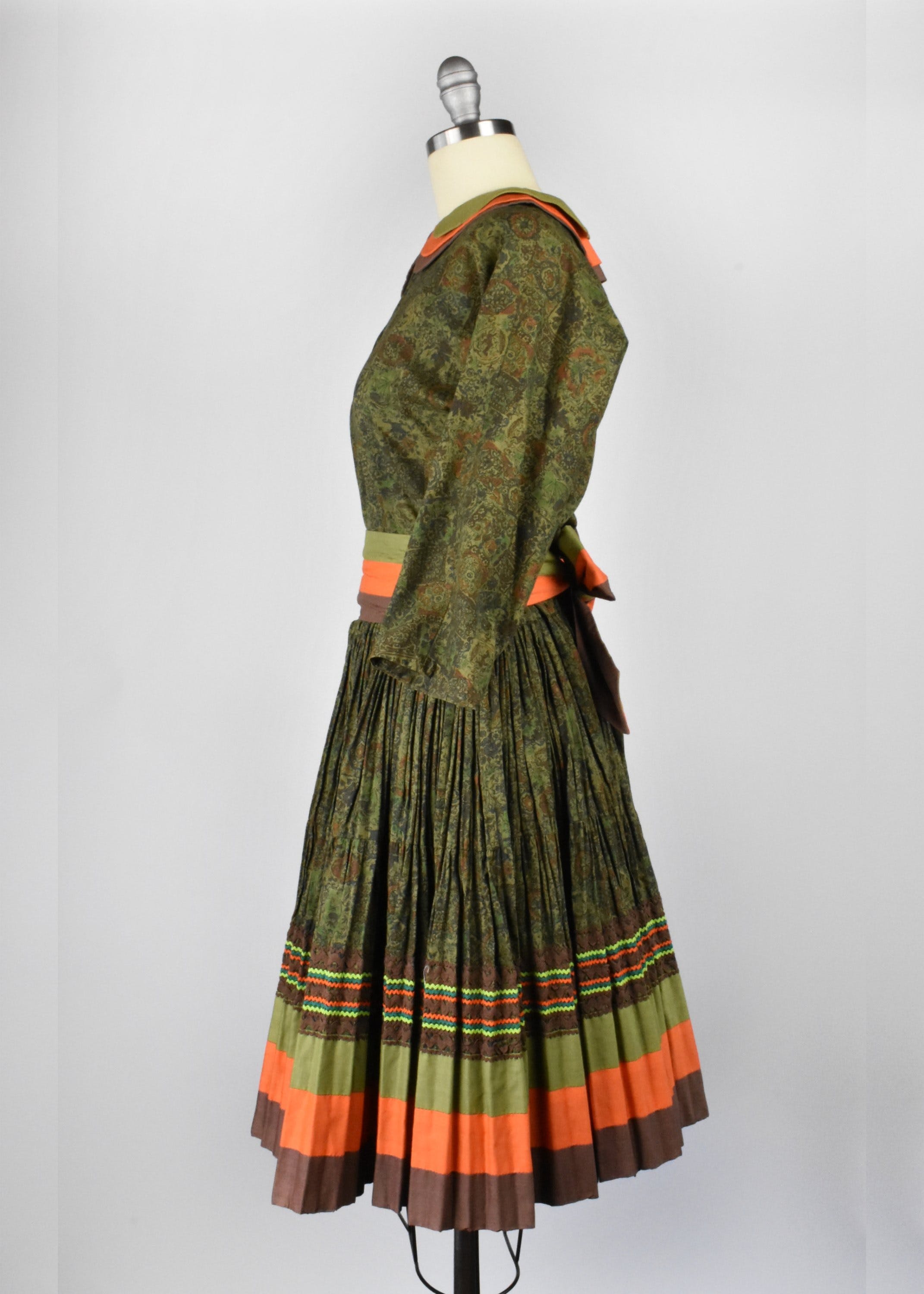 Vintage Southwestern Fiesta Dress by Desert Flower Originals | Shop ...