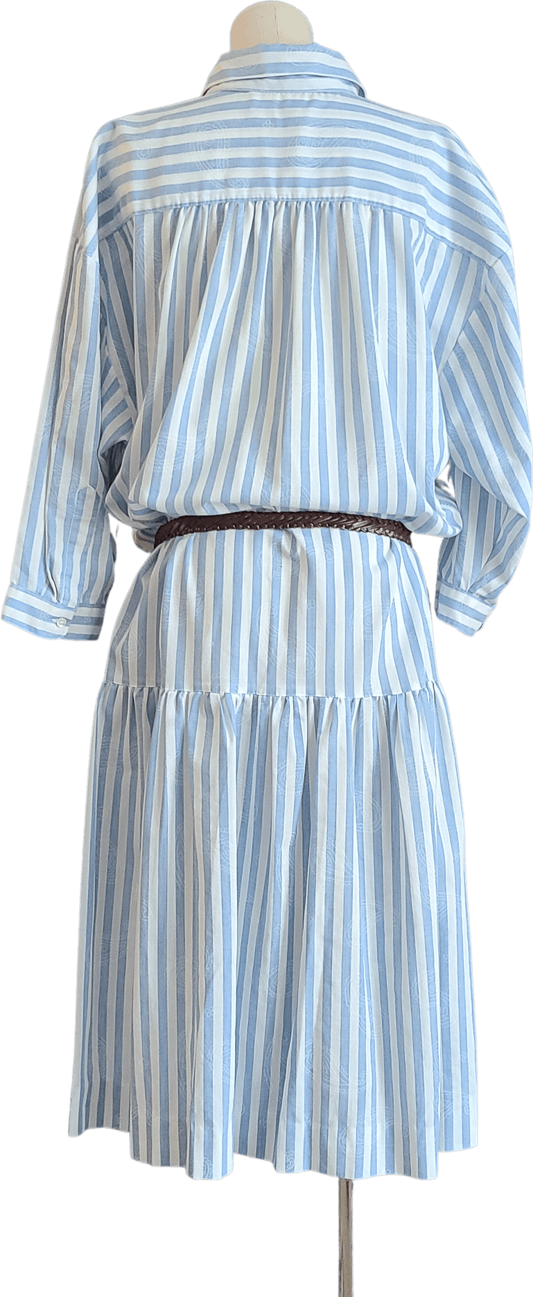 Vintage 80's Drop Waist Cotton Shirt Dress by Shirtmaker Dunloggin ...