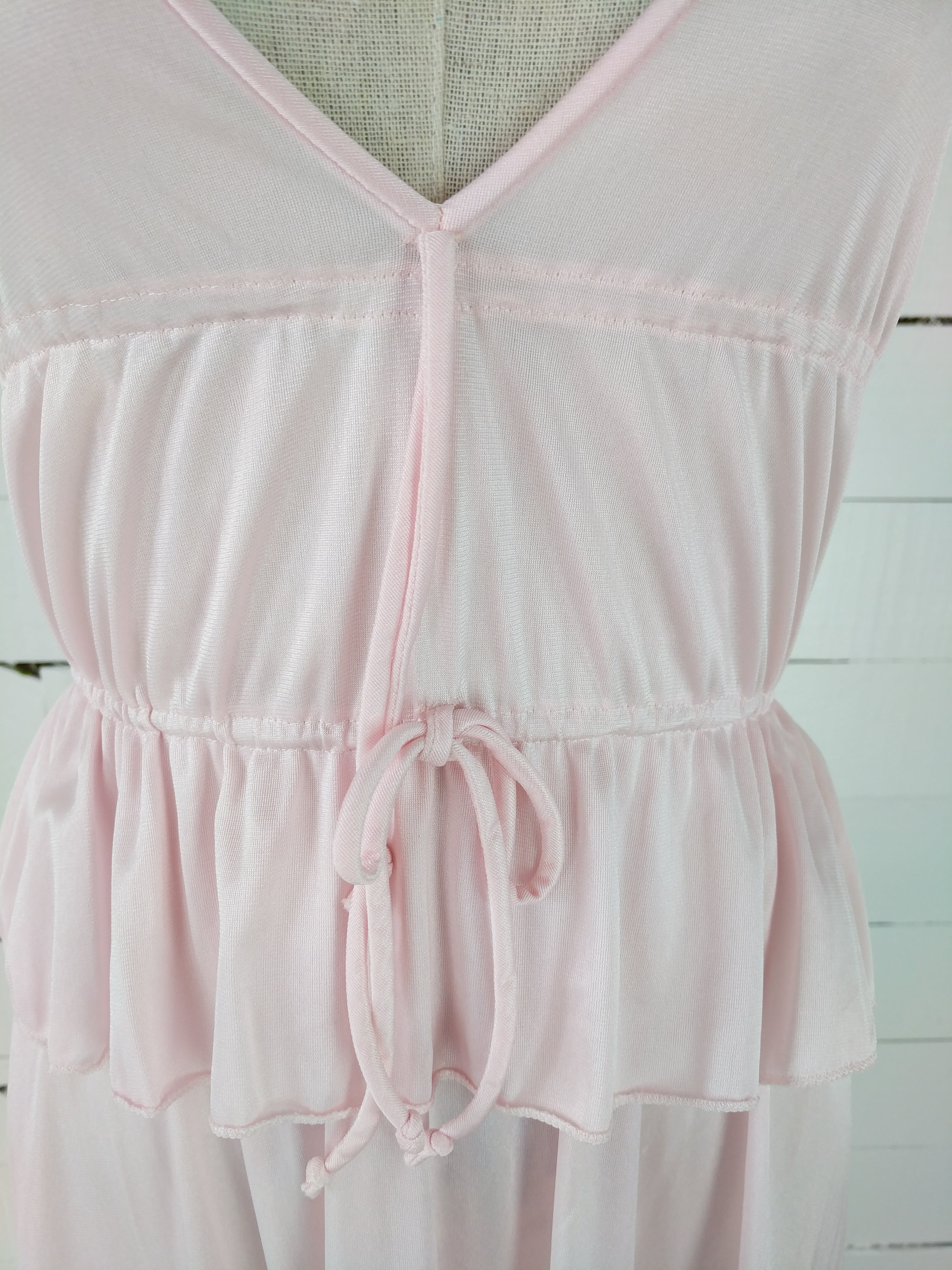 Vintage Pink Negligee Maxi Dress by Saks Fifth Avenue | Shop THRILLING