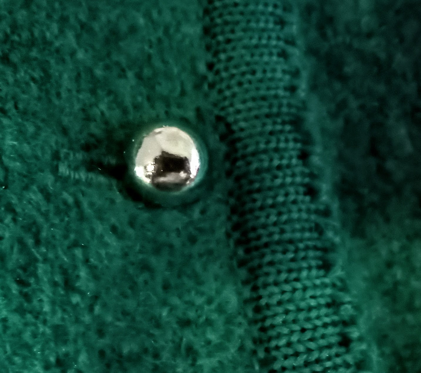 Vintage Emerald Green Boiled Wool Fitted Cardigan By Carroll Reed ...