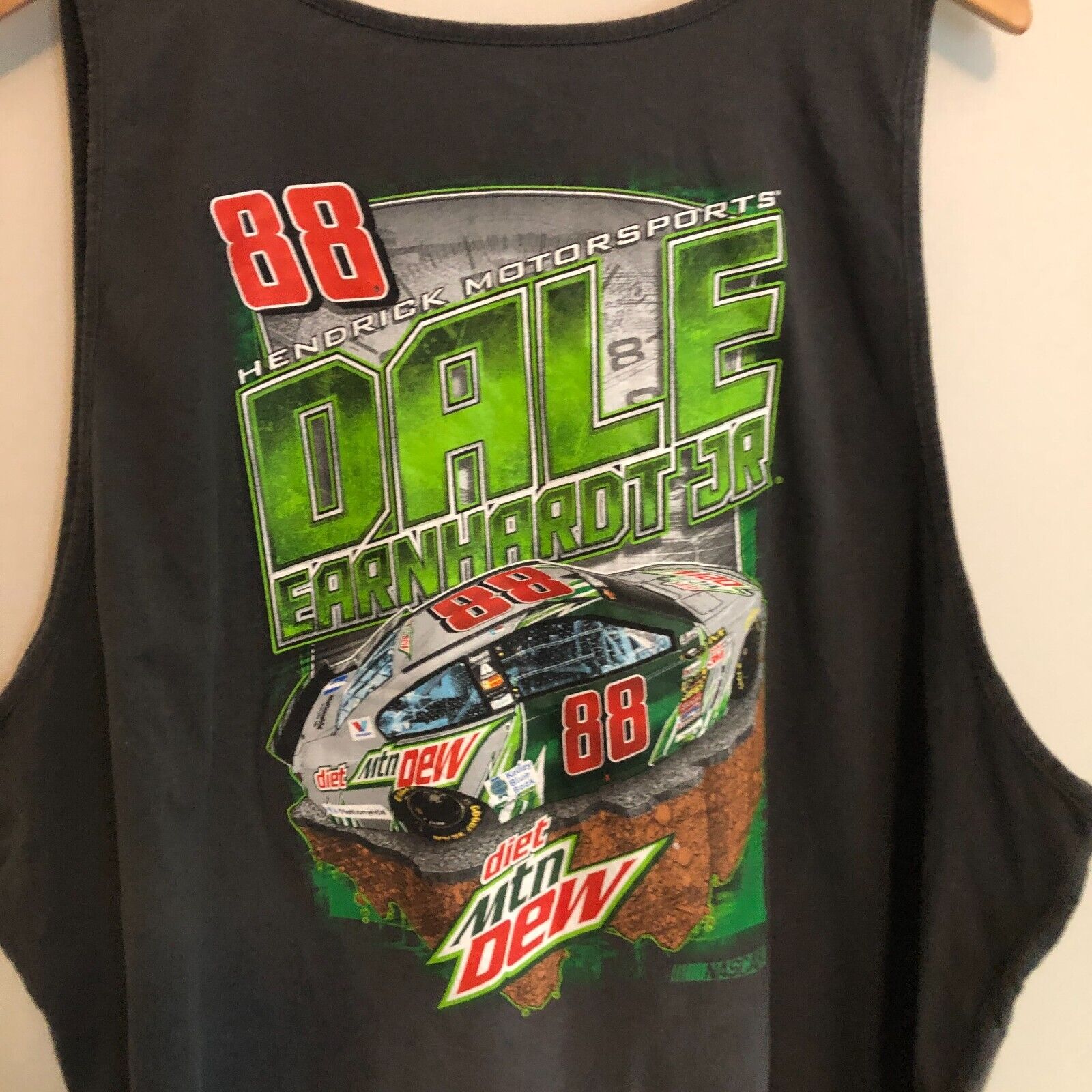 Vintage 88 Diet Mountain Dew Muscle Tank Top Black by Rare Dale ...
