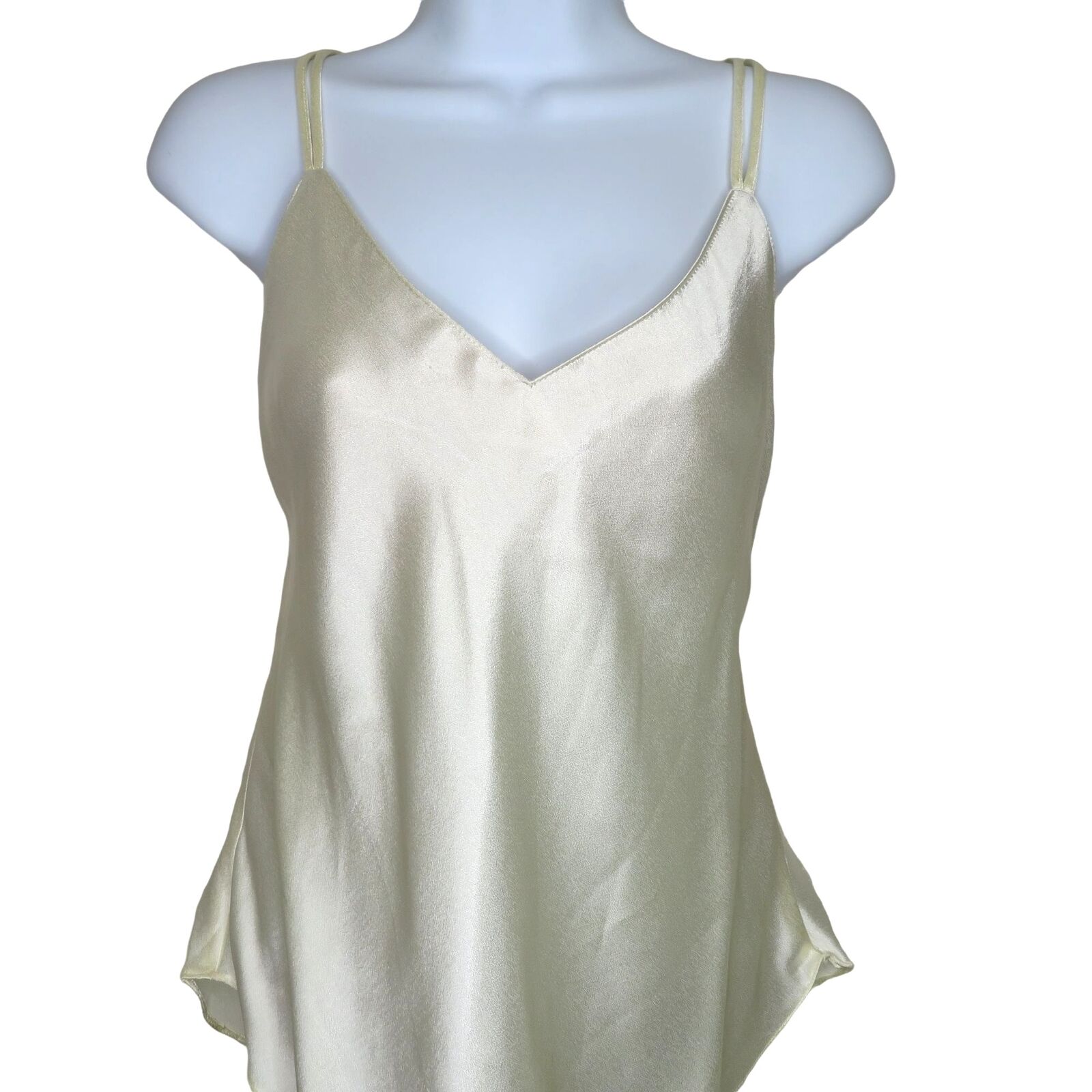 Vintage Bra Top Shell M Ivory Tank Top Usa Made by Fredericks of Holly ...