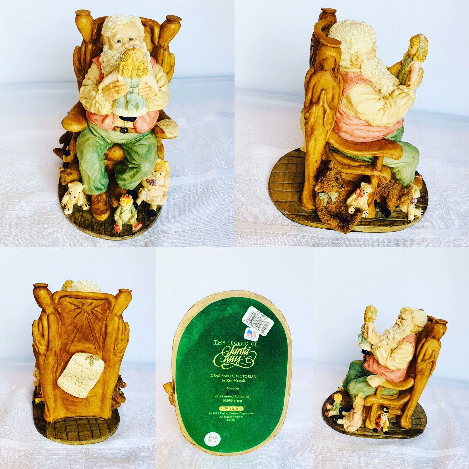 Vintage Ken Memoli "The Legend of Santa Claus" 1995 Dear Santa Cf-063 ...