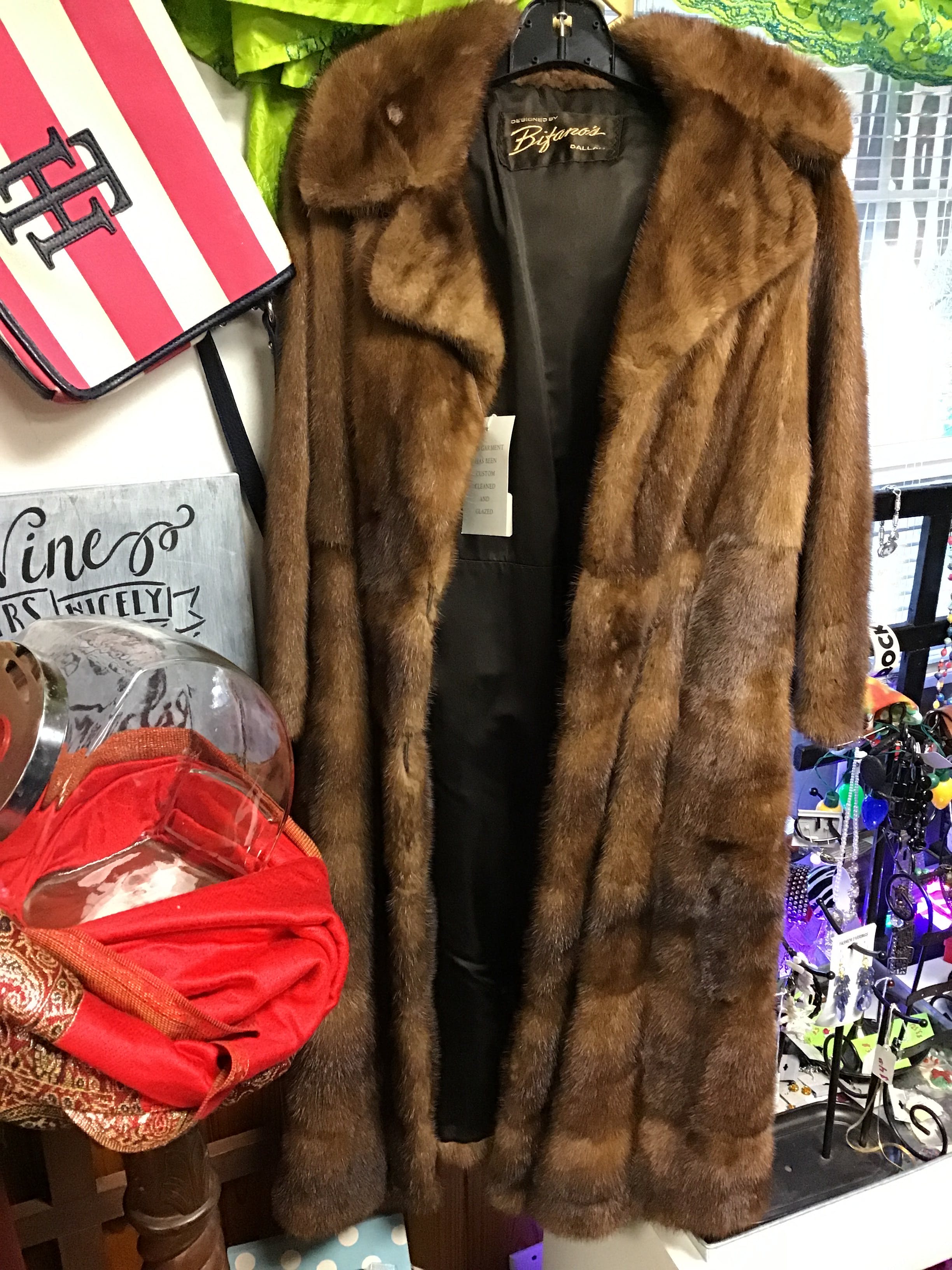 Vintage Fabulous Mink Fur Coat by Bifano's | Shop THRILLING