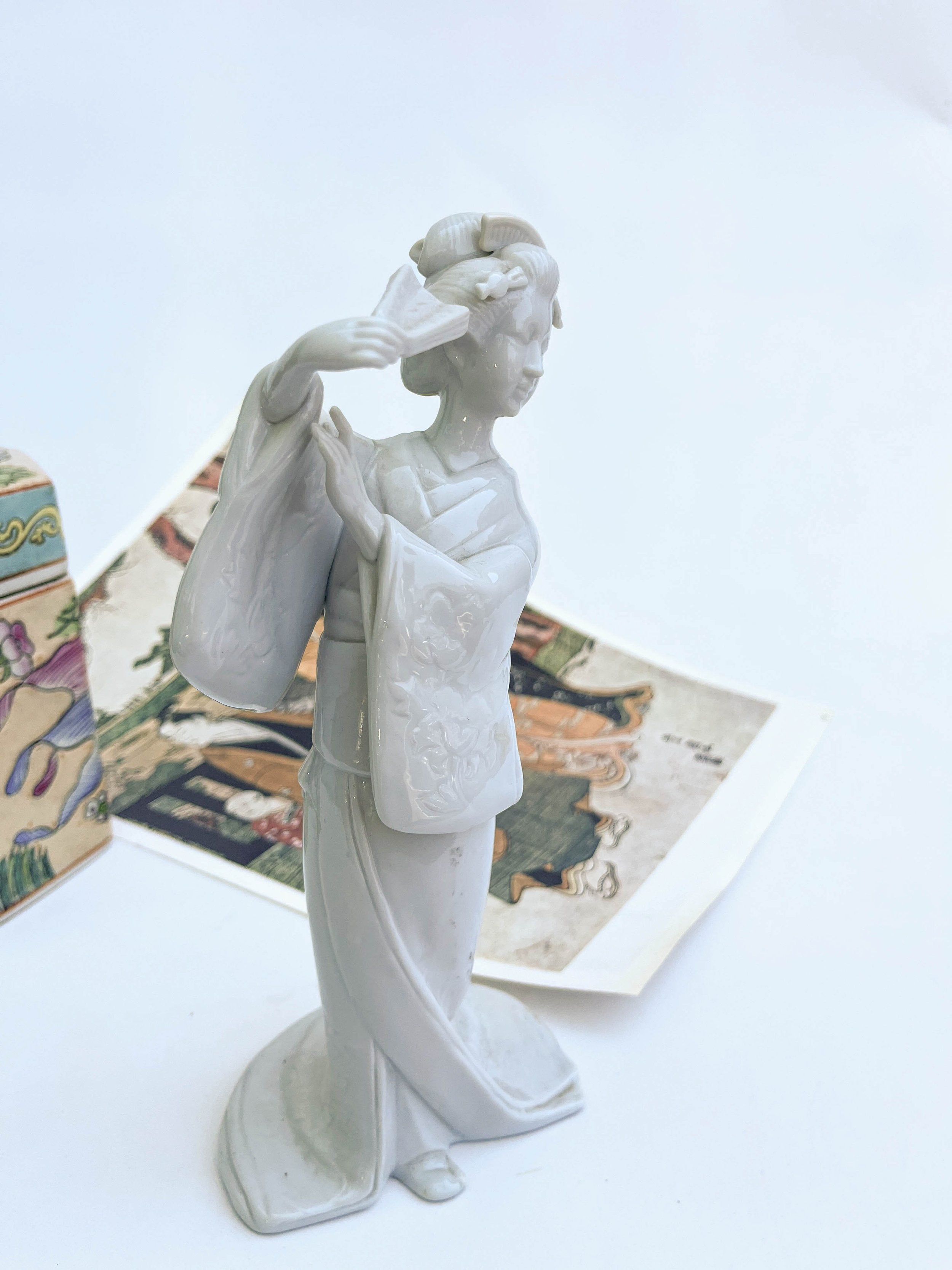 Vintage Blanc De Chine Dancing Geisha | Shop THRILLING