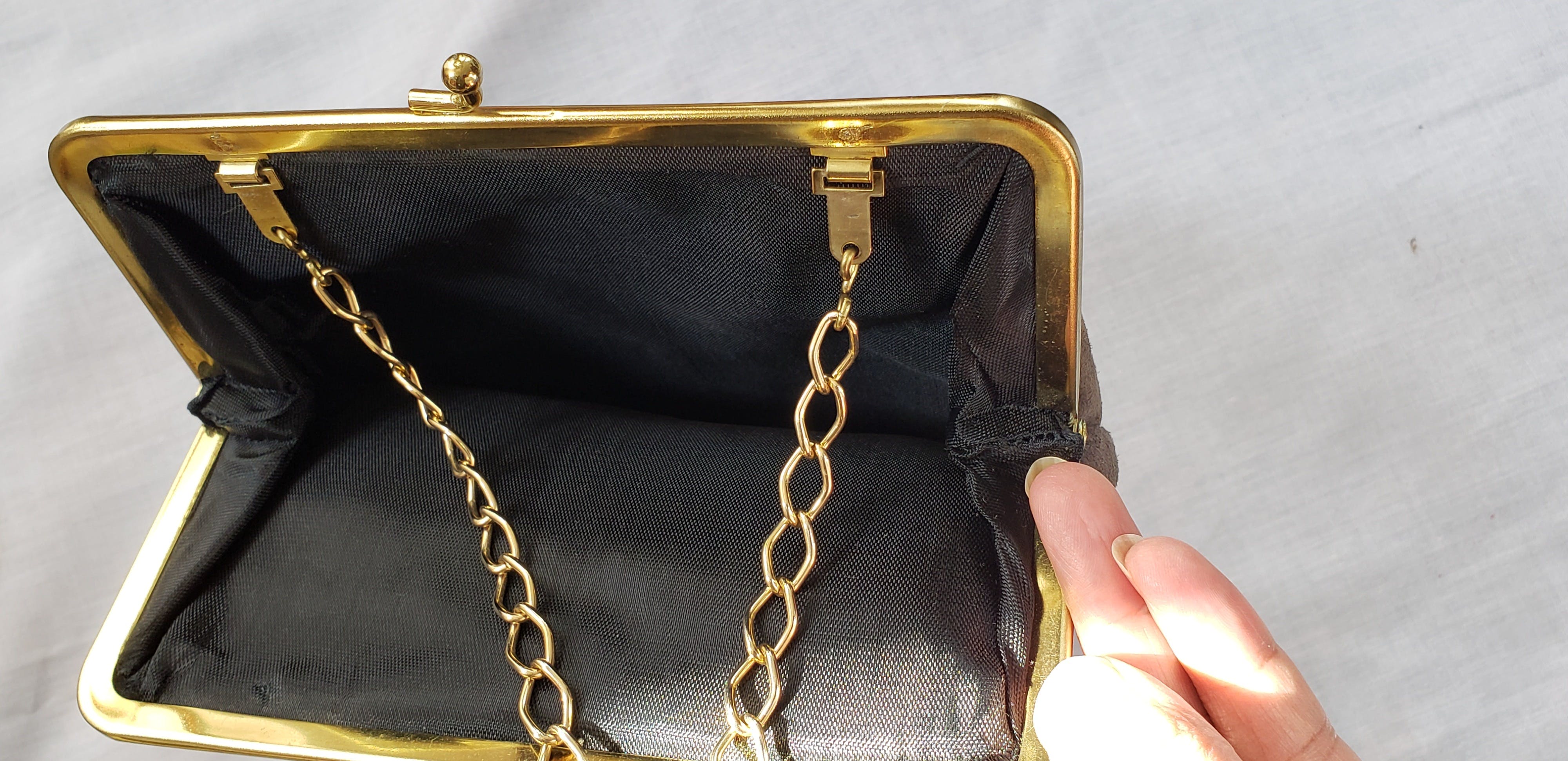 Vintage Gray Suede Mini Purse | Shop THRILLING