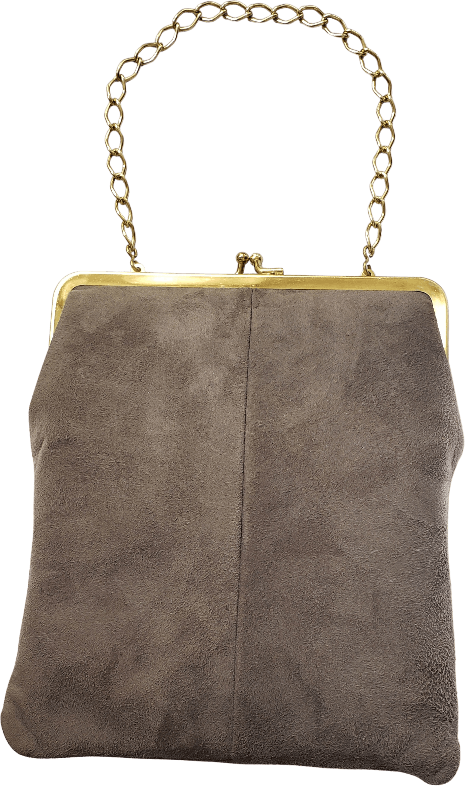 Vintage Gray Suede Mini Purse | Shop THRILLING
