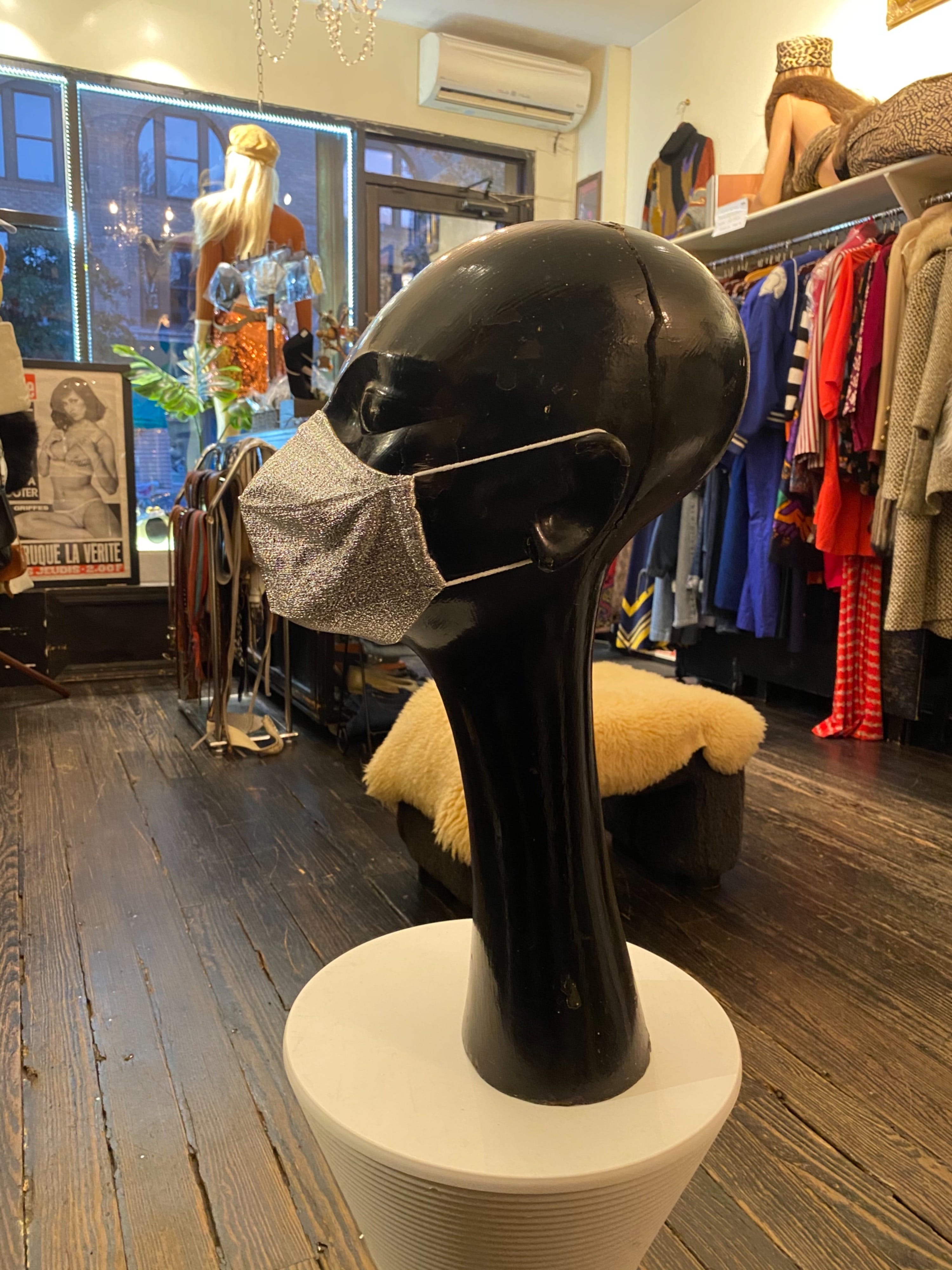 Vintage Handmade Silver Mask | Shop THRILLING