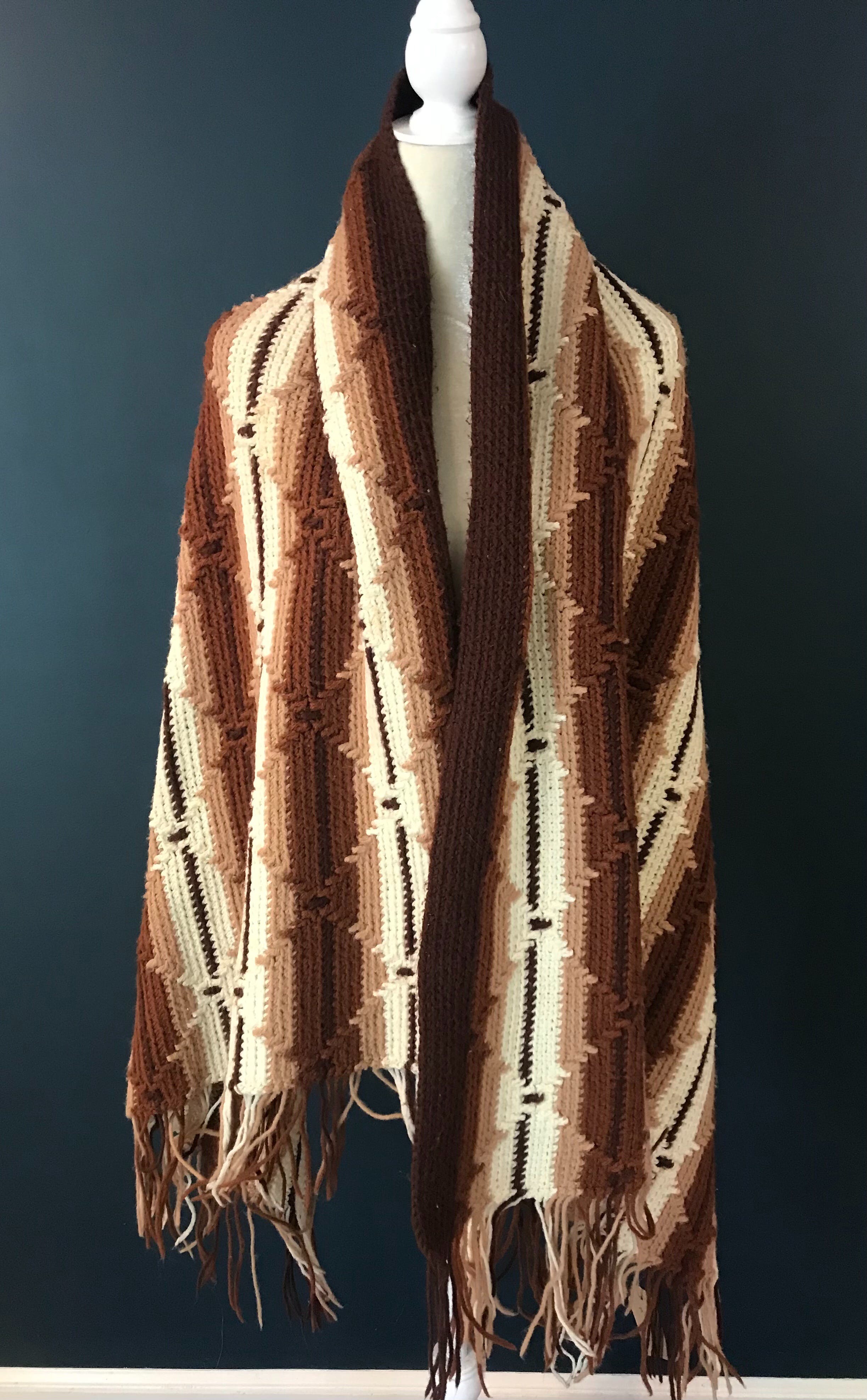 Vintage Handmade Afghan Throw/Shawl | Shop THRILLING