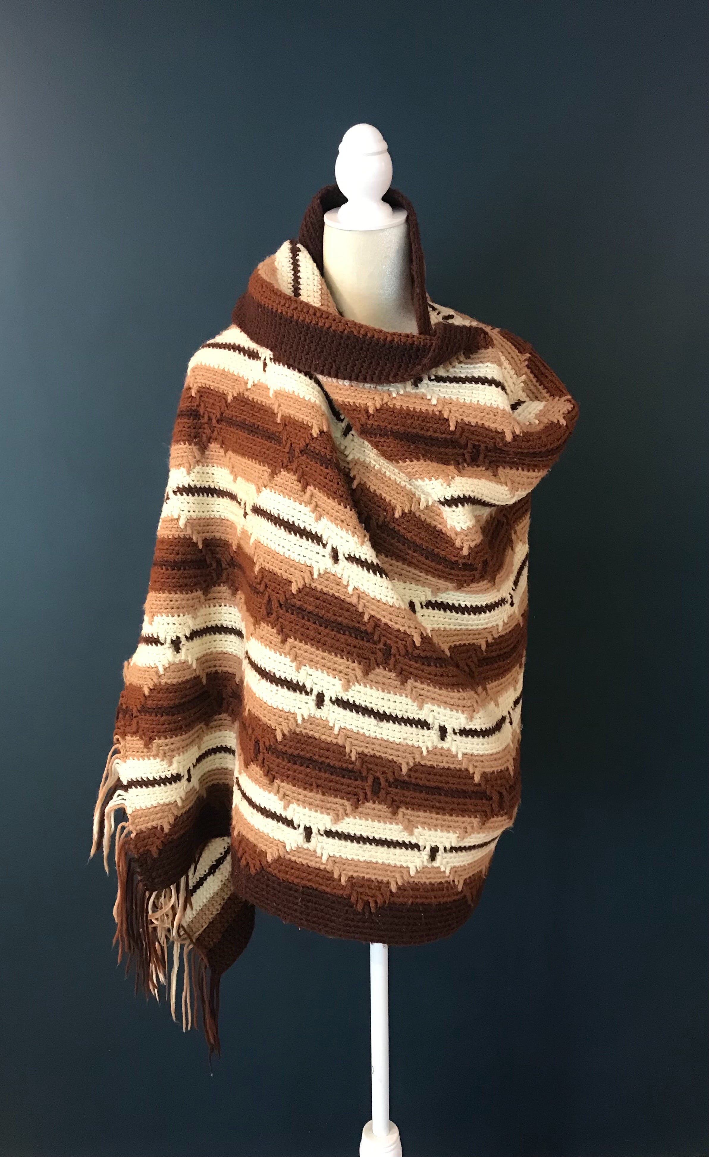 Vintage Handmade Afghan Throw/Shawl | Shop THRILLING