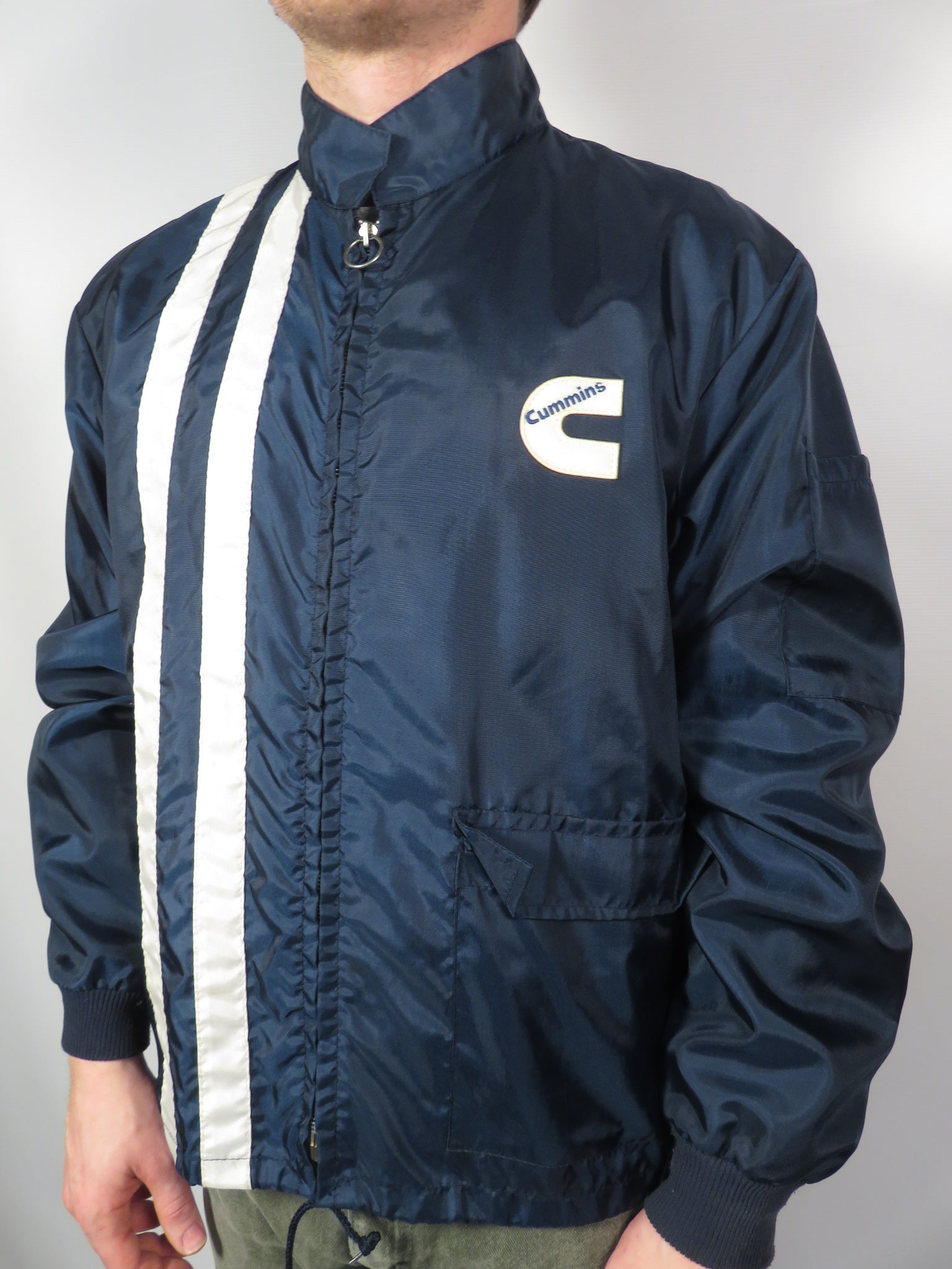 Vintage 70s Cummins Racing Jacket Windbreaker O Ring Zip Up | Shop ...