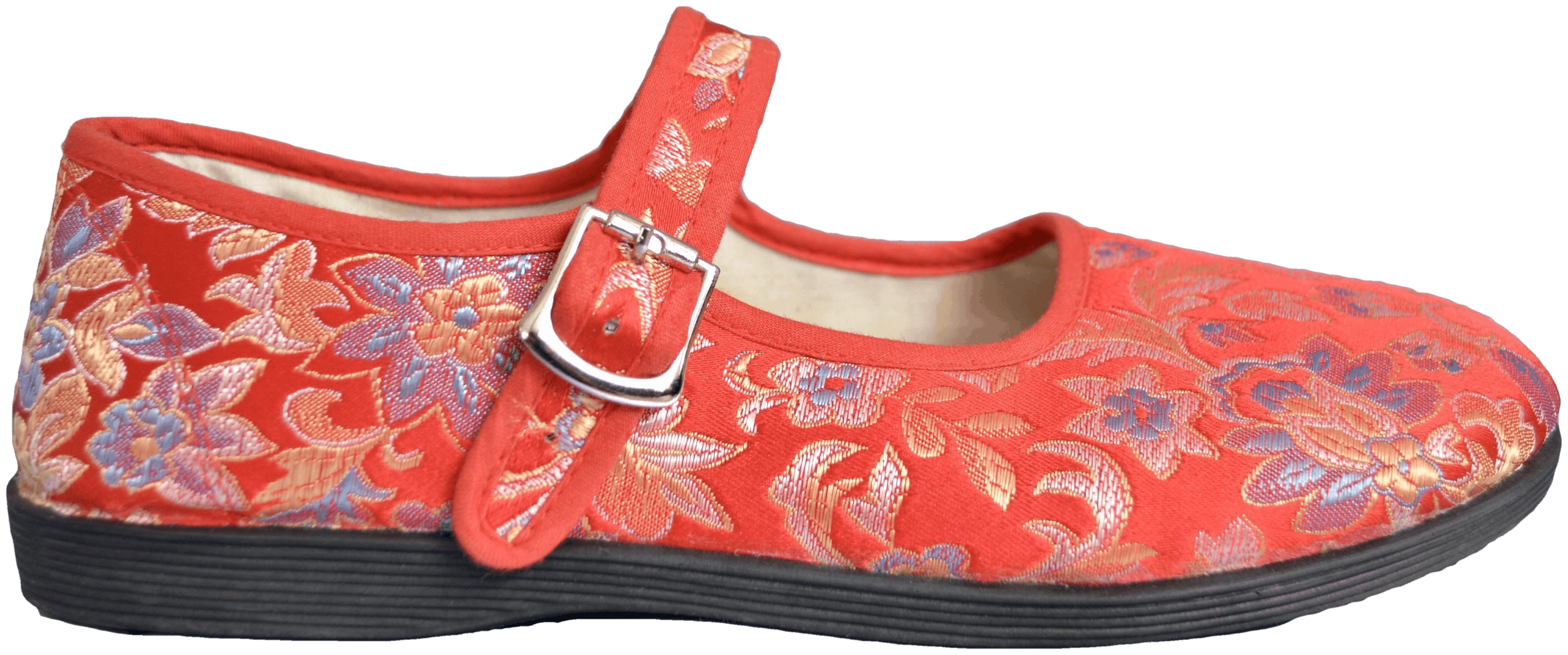 Vintage Hot Pepper Satiny Mary Jane Flats | Shop THRILLING