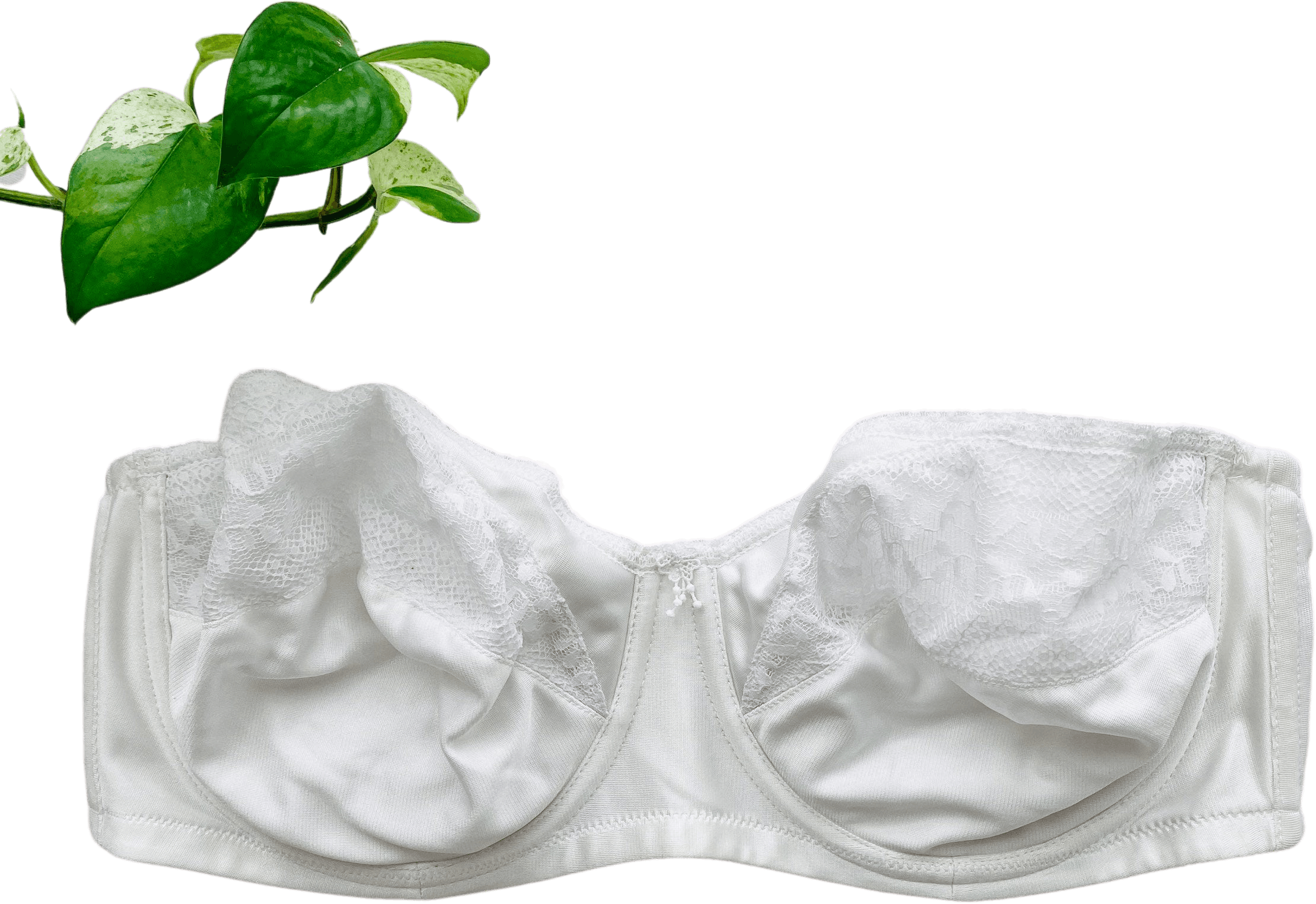 Vintage 80’s Strapless White Lace Bra by Exquisite Form | Shop THRILLING