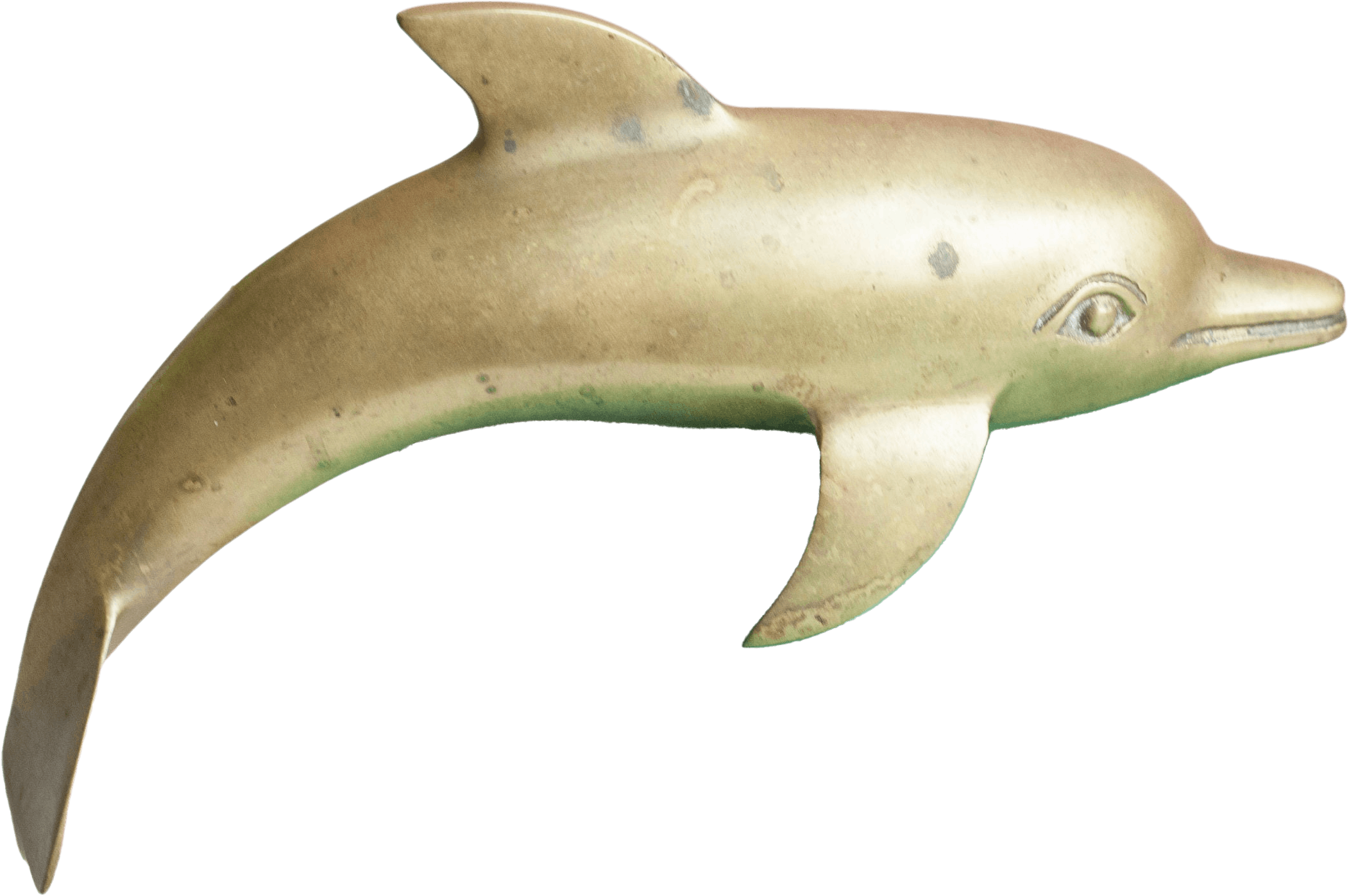 Vintage Solid Brass Dolphin Shelf Decor | Shop THRILLING
