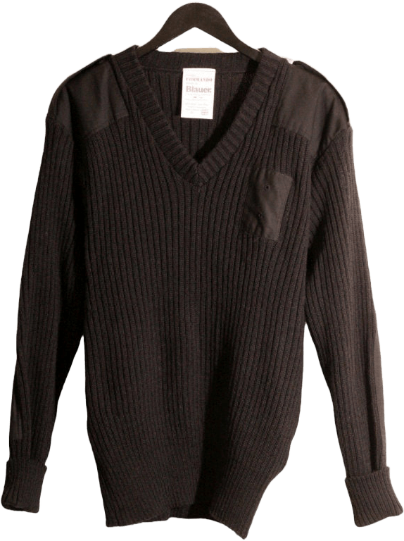 Vintage Commando Sweater Wolly Pully V-Neck Military Style England by ...