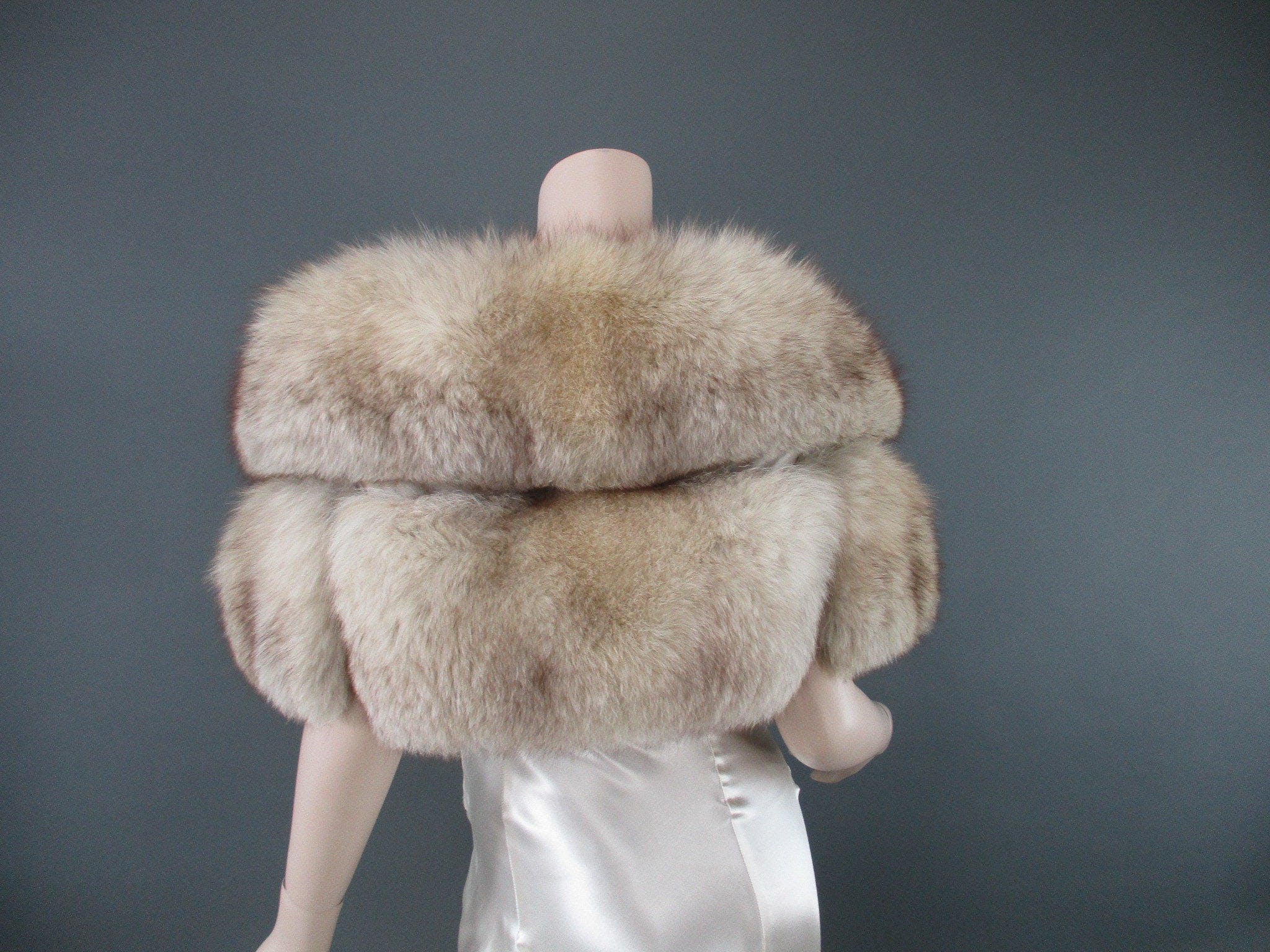 Vintage 60's Fox Fur Wrap Jacket by Max David Furs | Shop THRILLING