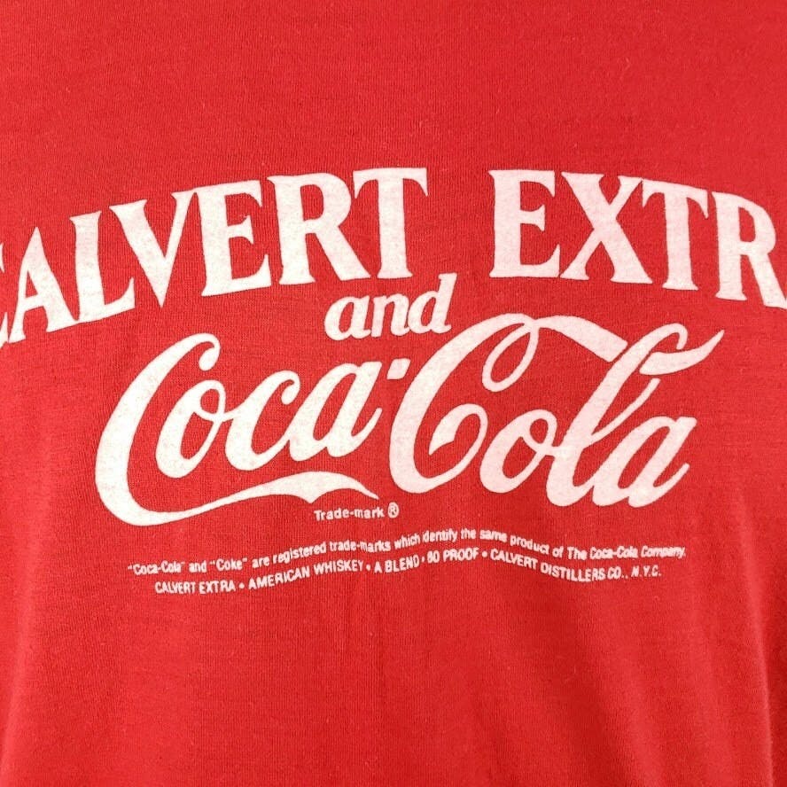 Vintage 80’s Calvert and Extra Coca Cola T-Shirt | Shop THRILLING