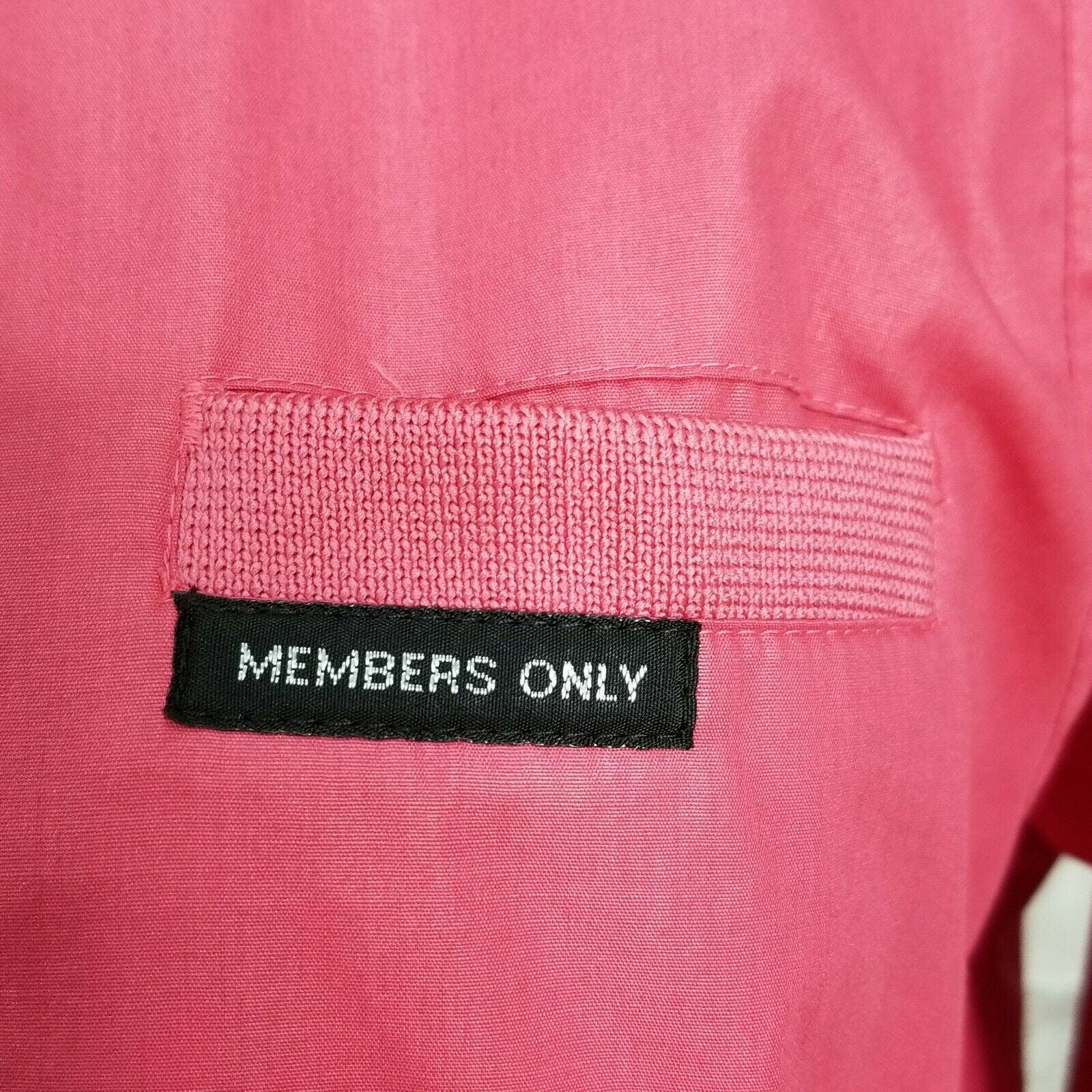 Vintage 80's Dark Pink Full Zip Up Jacket by Members Only | Shop THRILLING