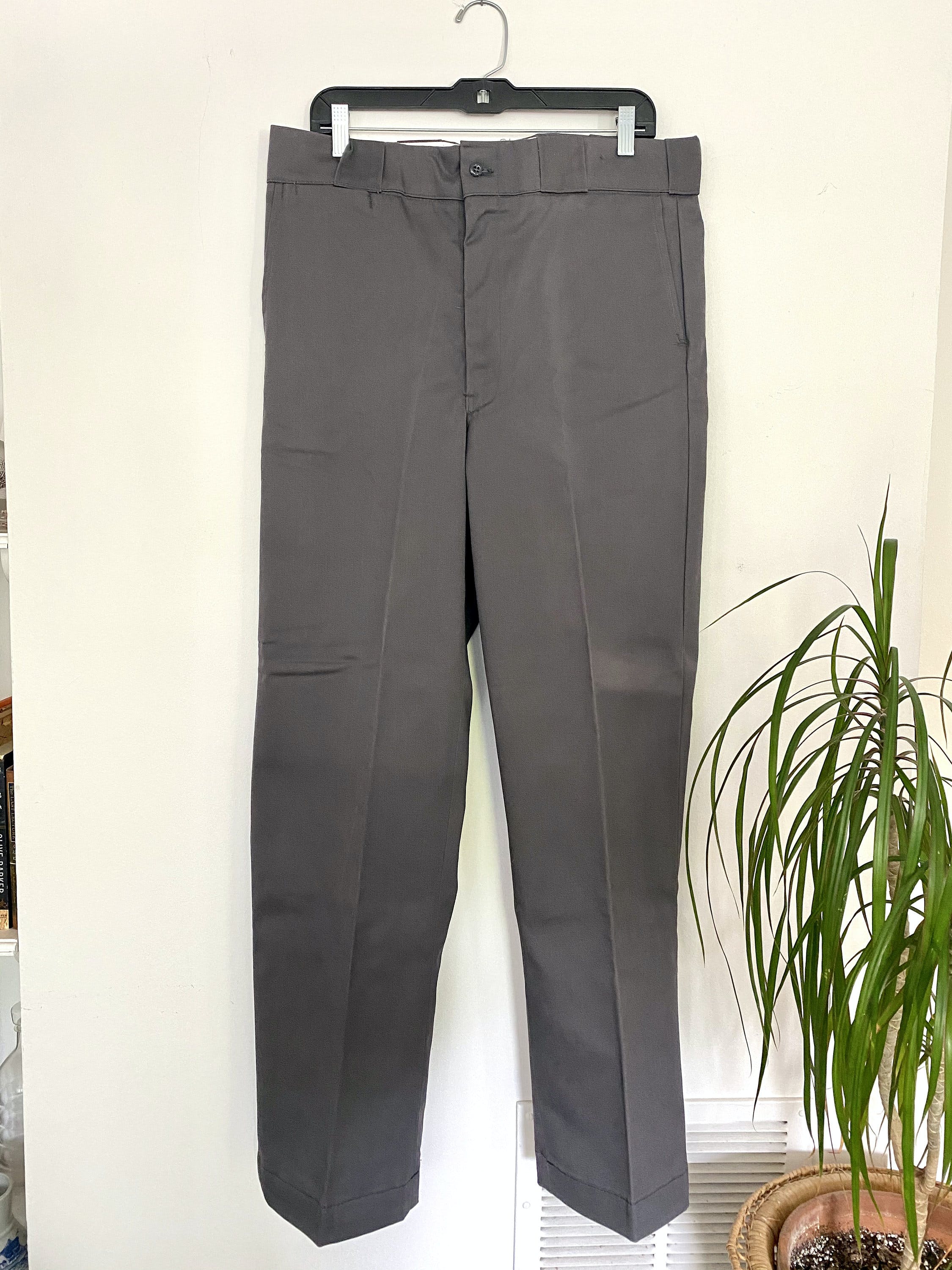 Vintage 70’s Gray Industrial Work Pants by Hit em Hard | Shop THRILLING